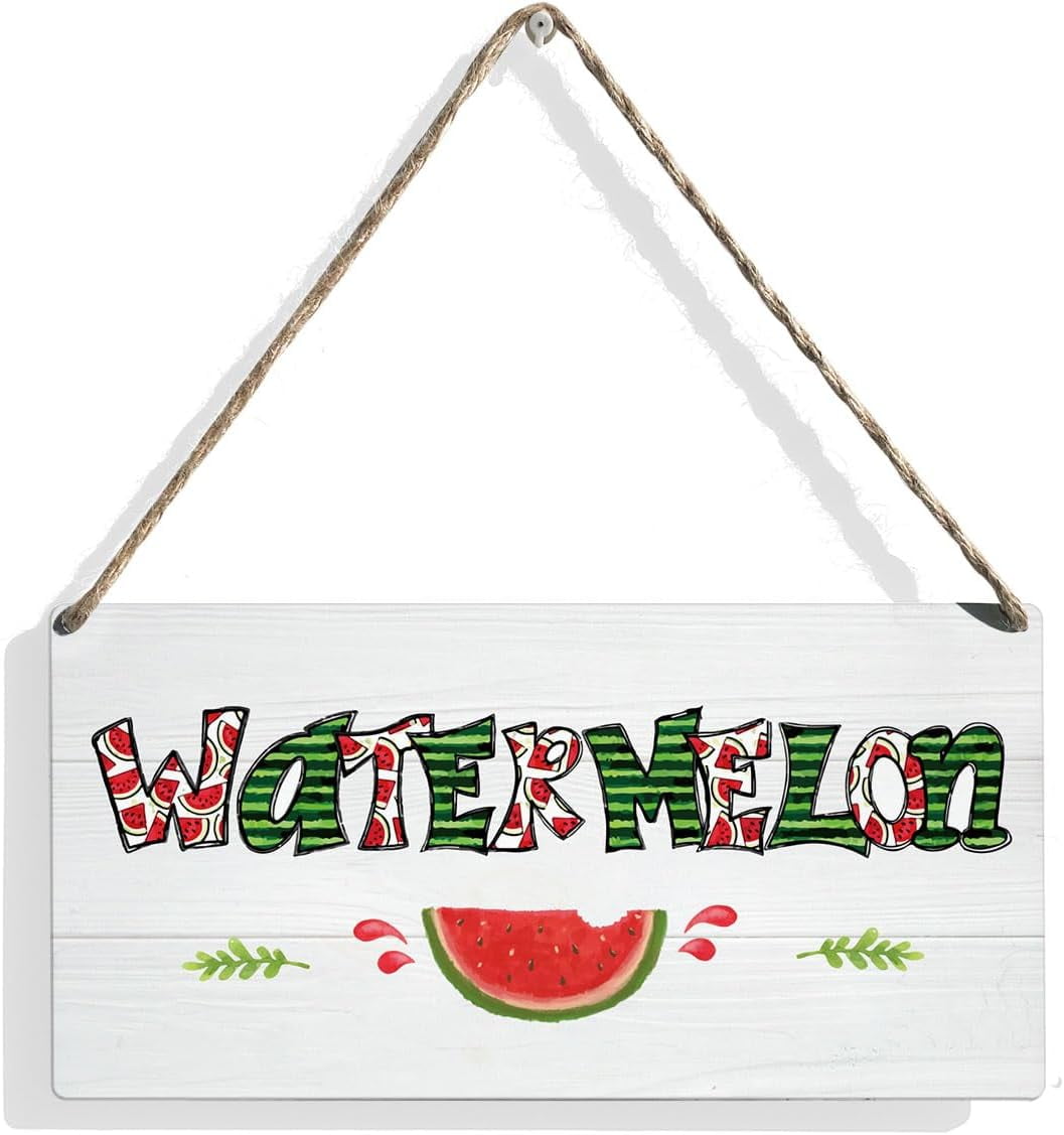 Wood Sign 5x10 Inch Summer Decorations For Home Office Front Door Decor ...