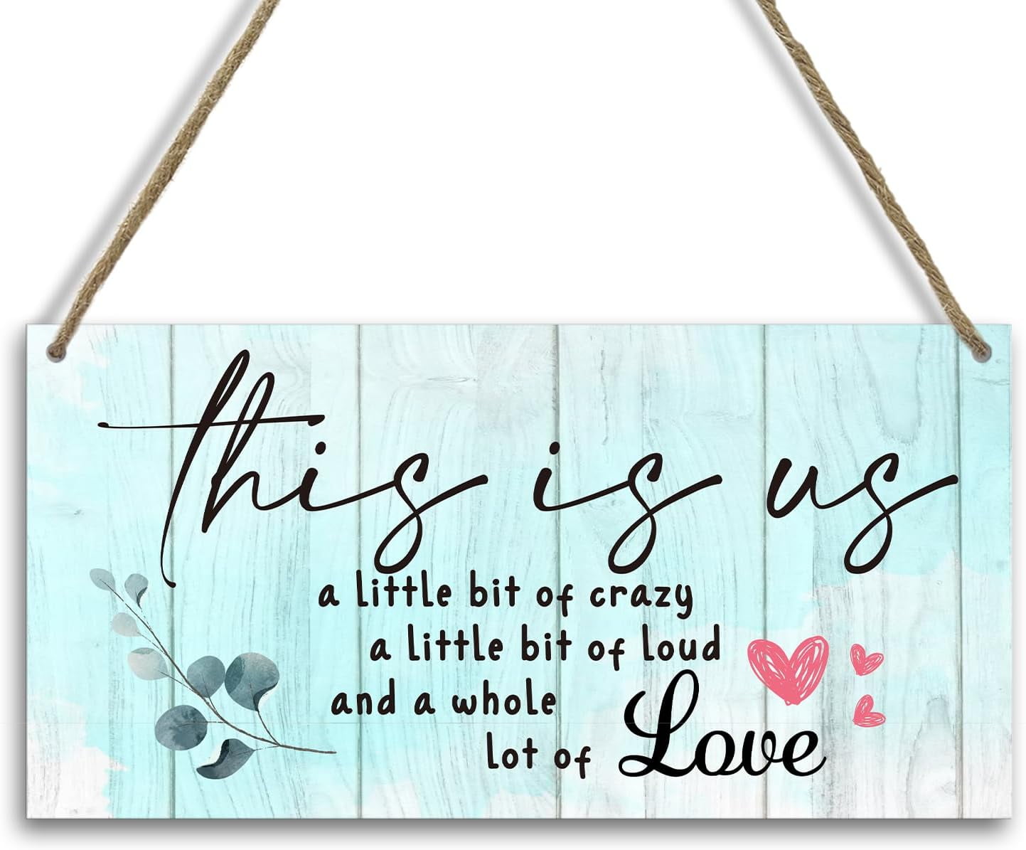Wood Sign 5x10 Inch This Is Us Wall Decor Wood Hanging Sign This Is Us ...