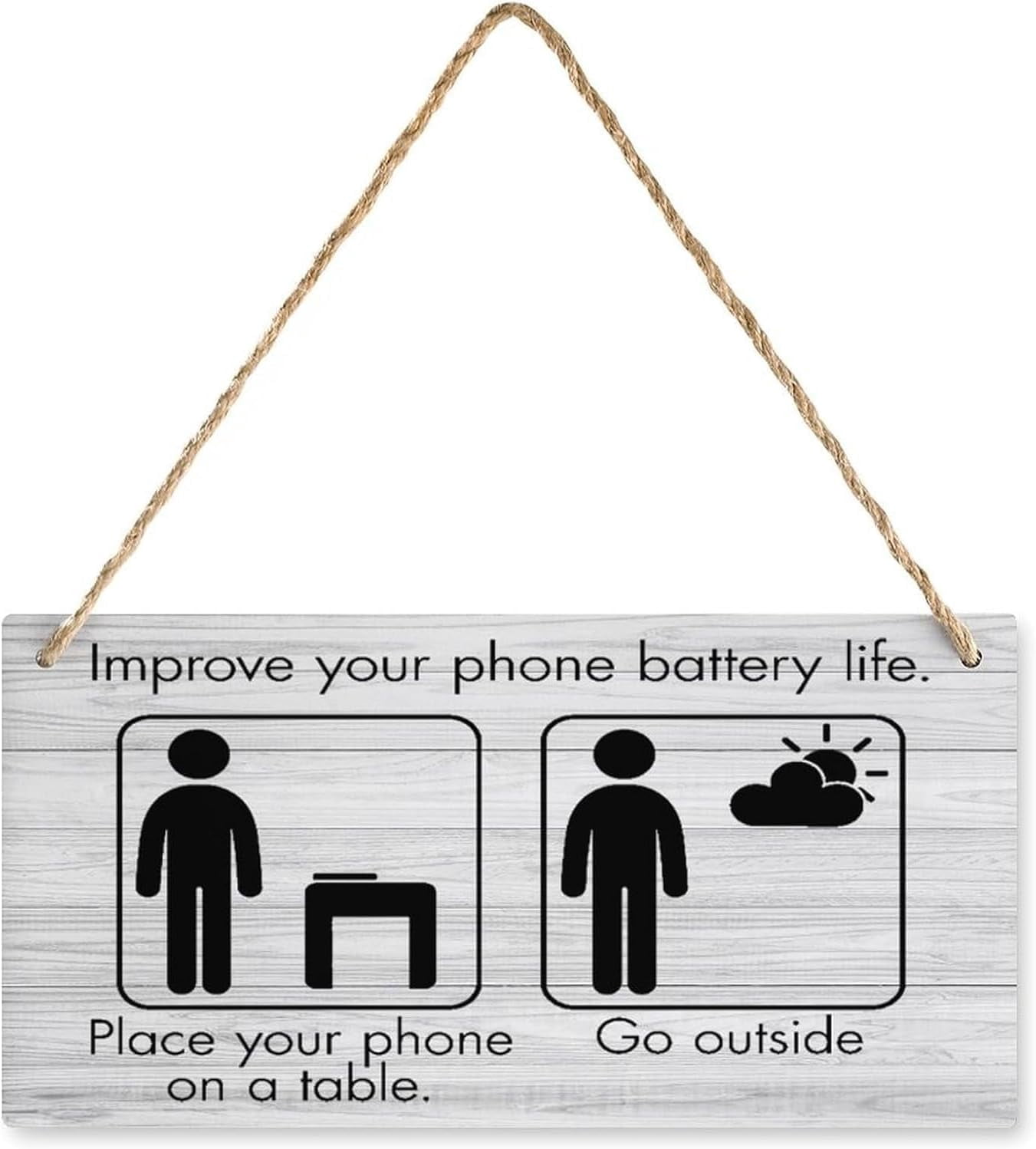 Wood Sign 5x10 Inch Wall Decor Wooden Hanging Plaque It'S Good To Be ...