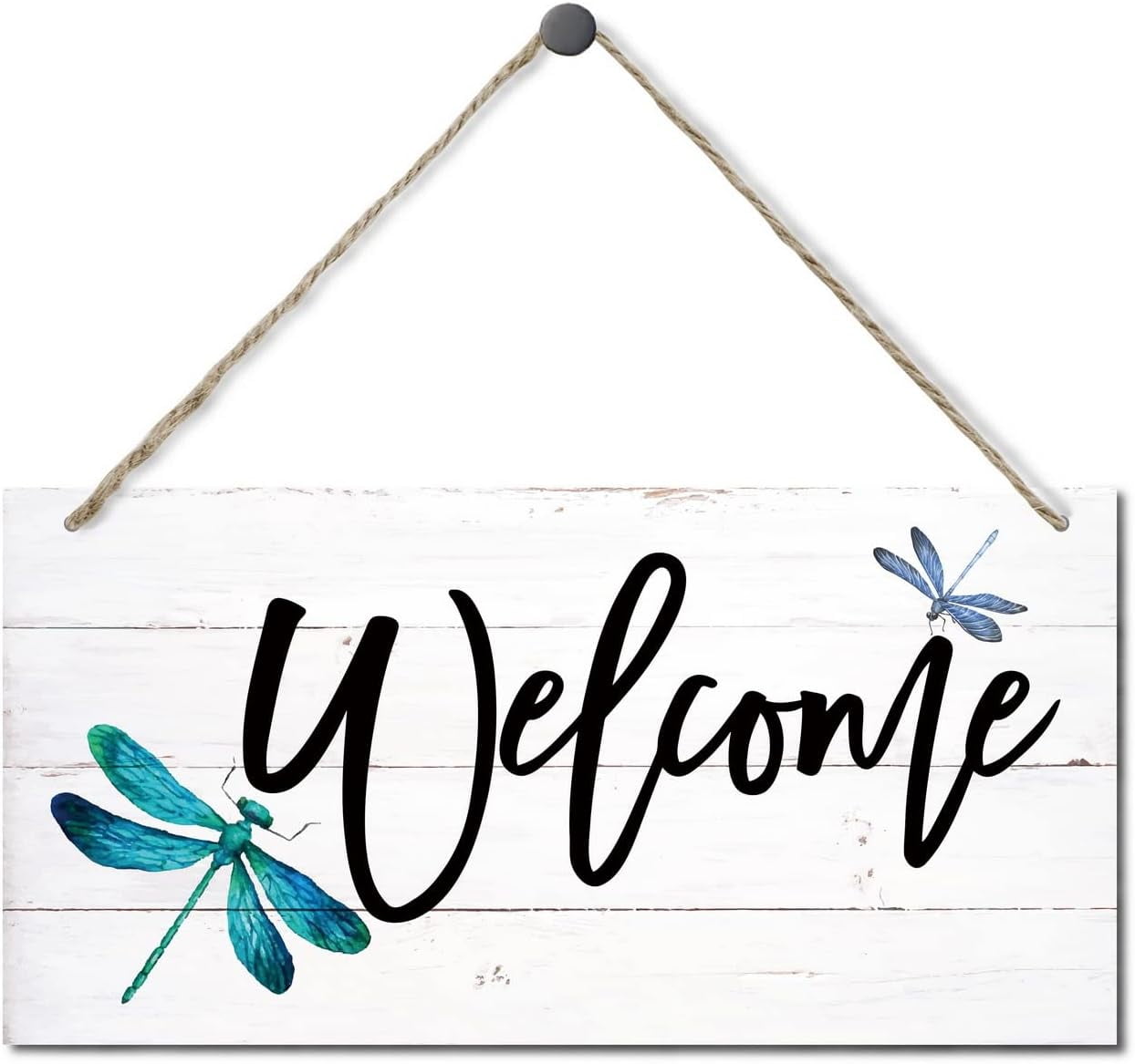 Wood Sign 5x10 Inch Welcome Decor Sign Hanging Wood Sign Home Decor ...