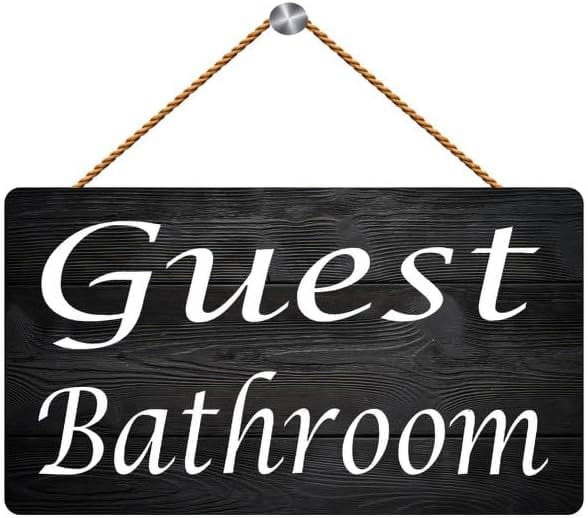 Wood Sign 5x10 Inch Wood Family Signs Wall Decor Guest Bathroom Wood ...
