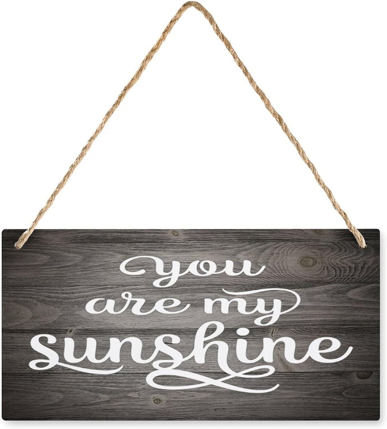 Wood Sign 5x10 Inch Wooden Hanging Sign Plaque You Are My Sunshine Wood ...
