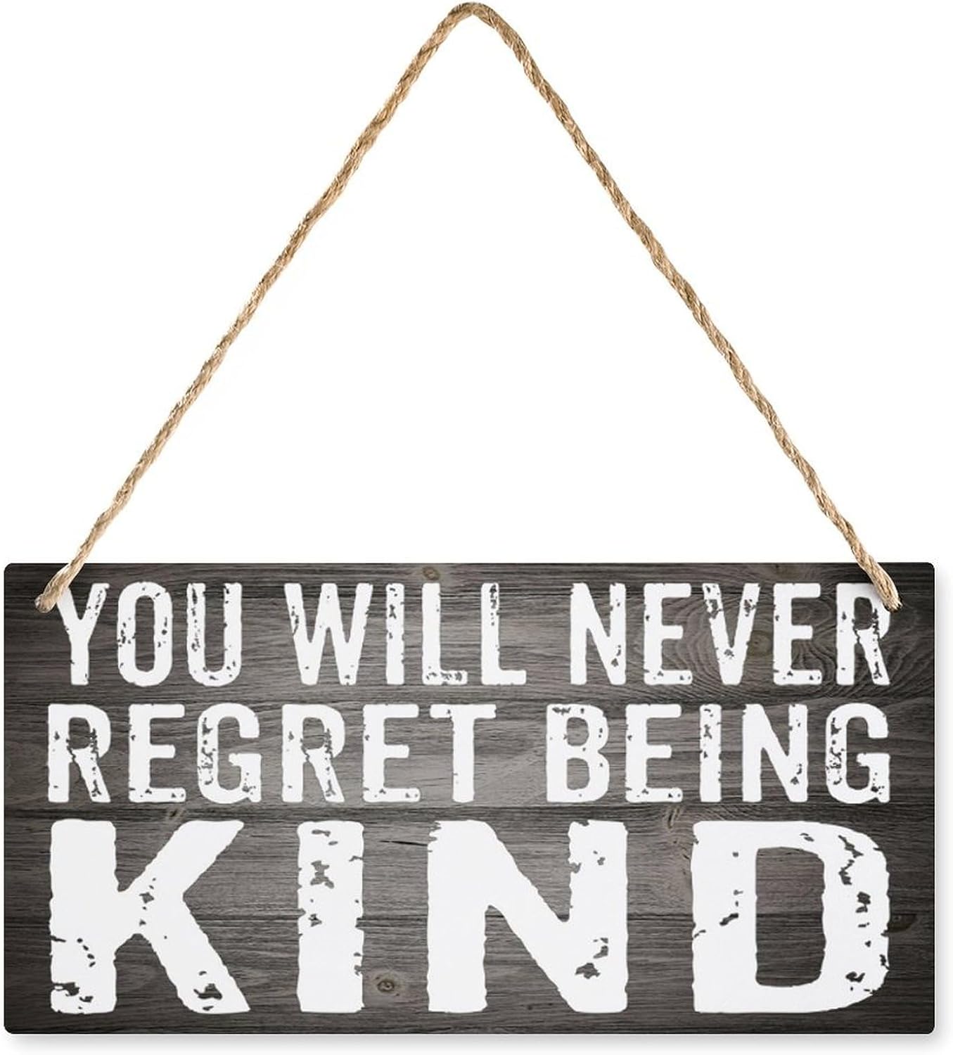 Wood Sign 5x10 Inch Wooden Hanging Sign Plaque You Will Never Regret ...