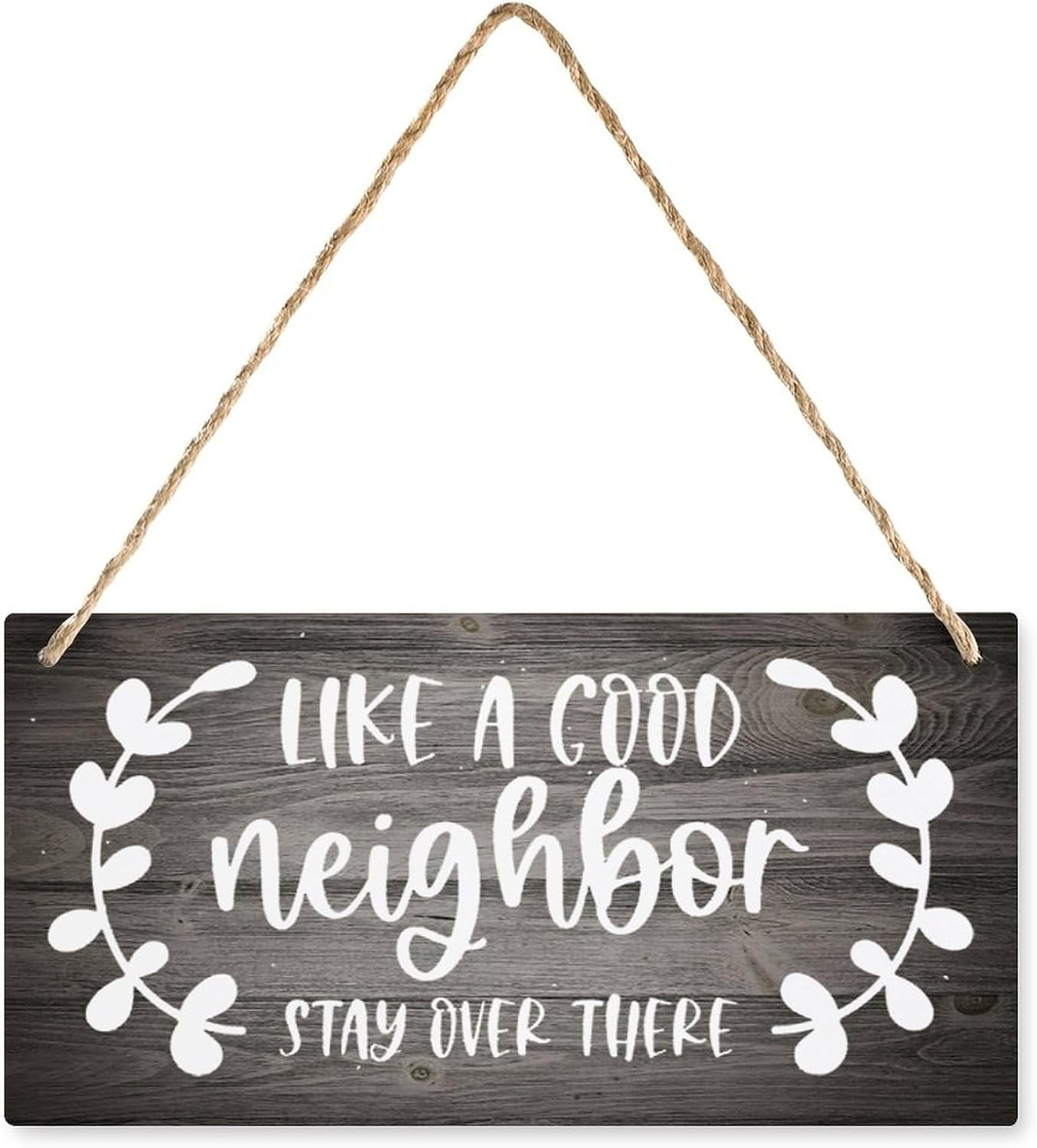 Wood Sign 5x10 Inch Wooden Signs For Front Door Outside Like A Good ...