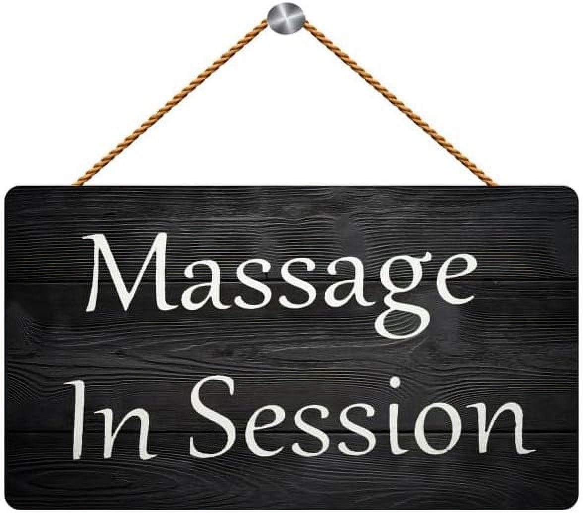 Wood Sign 5x10 Inch Wooden Signs For Front Door Two Sided Massage In ...