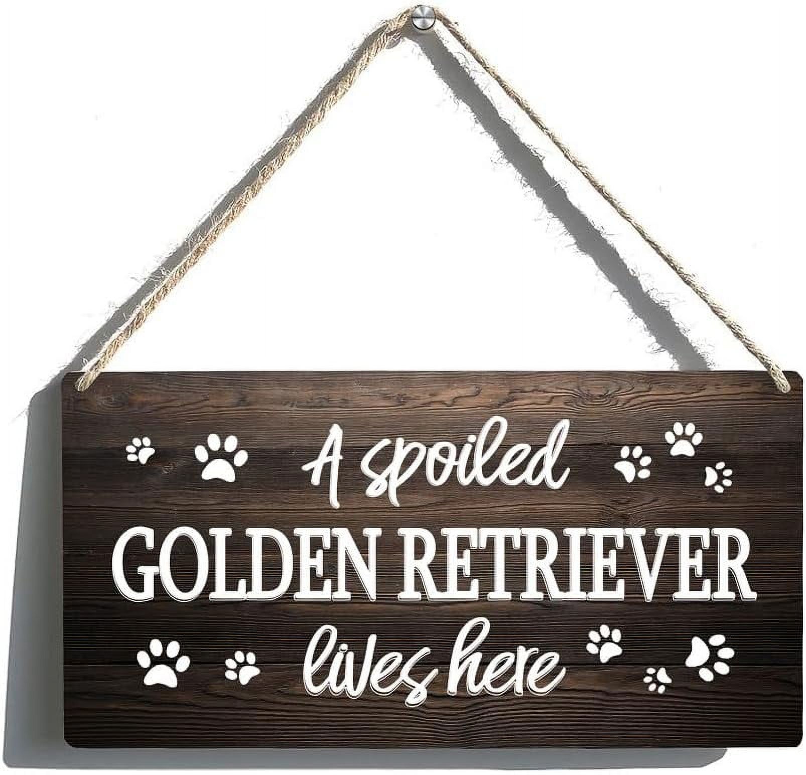 Wood Sign 5x10 Inch Wooden Signs Room Decorations A Spoiled Golden ...
