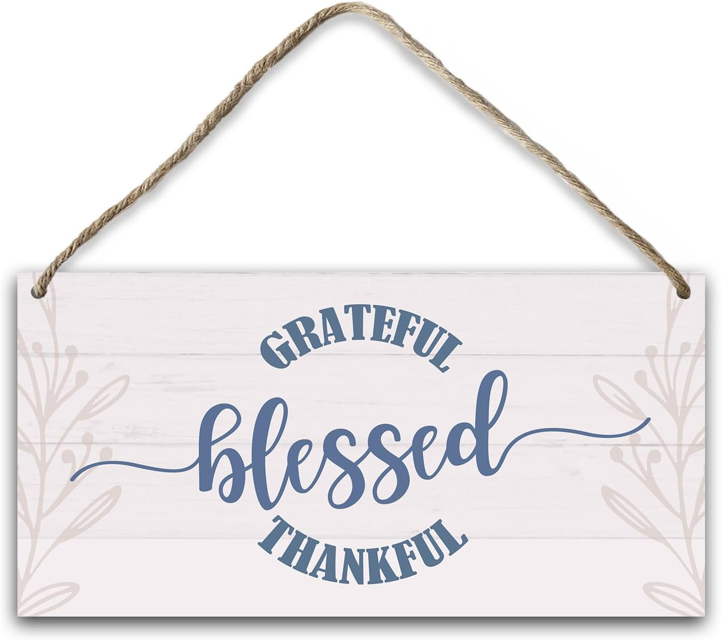 Wood Sign 6x12 Inch Blessed Signs For Home Decor Wood Hanging Plaque ...