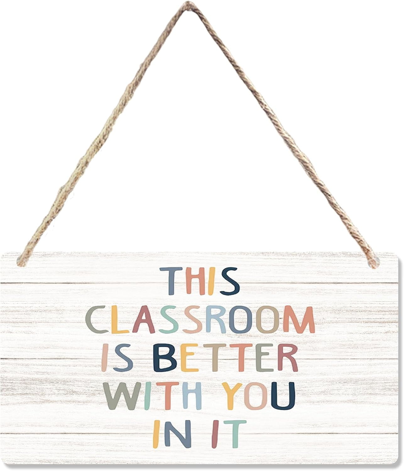 Wood Sign 6x12 Inch Boho Classroom Wooden Sign This Classroom Is Better ...