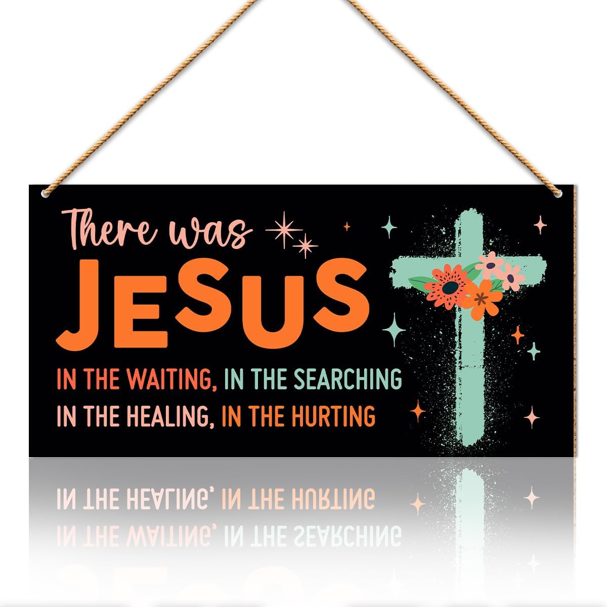 Wood Sign 6x12 Inch Christian Decor For Home Religious Motivational ...