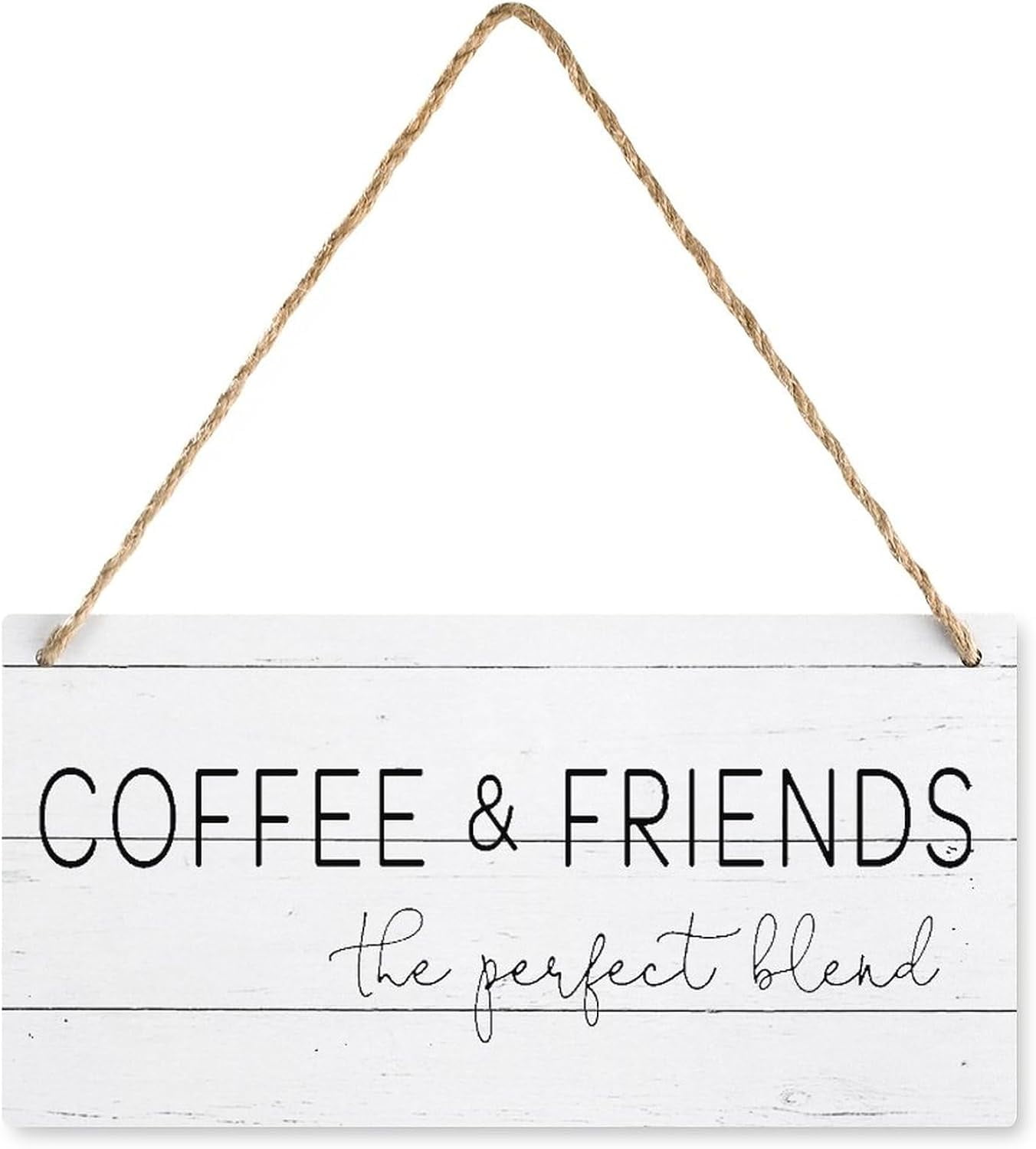 Wood Sign 6x12 Inch Coffee Sign Coffee Friends The Perfect Blend Signs ...