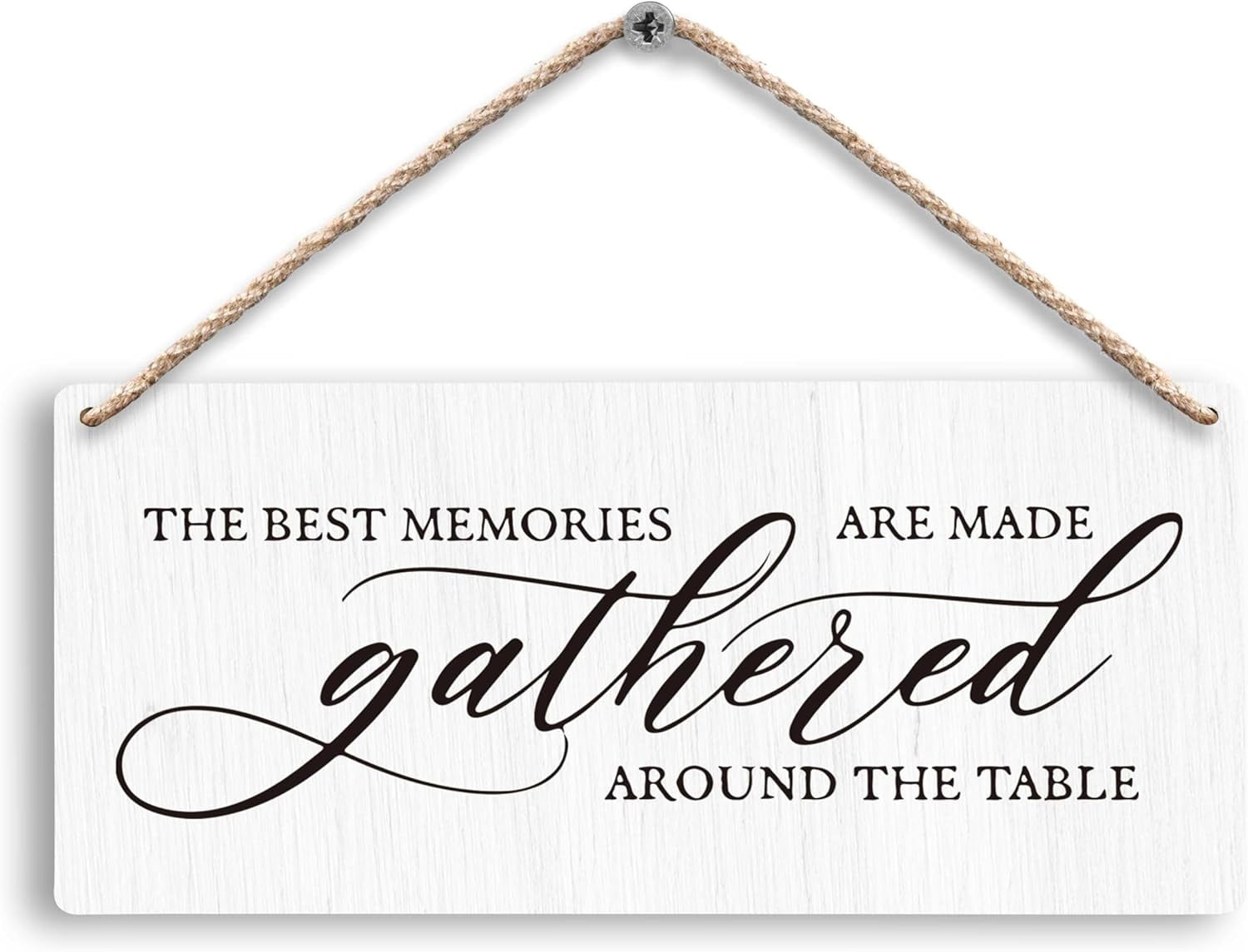 Wood Sign 6x12 Inch Dining Room Hanging Wooden Signs The Best Memories ...