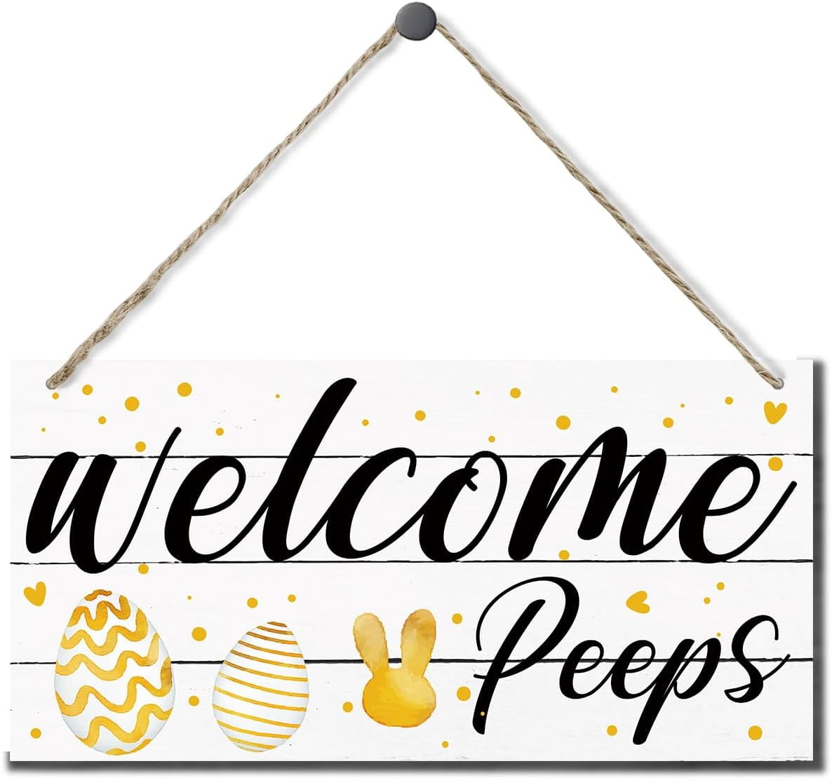 Wood Sign 6x12 Inch Easter Wood Sign Hanging Wood Sign Home Decorative ...