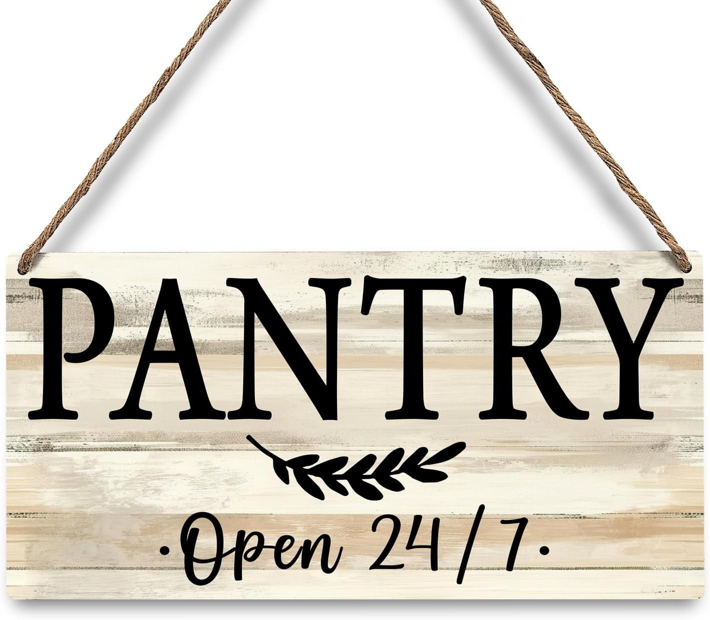 Wood Sign 6x12 Inch Farmhouse Pantry Decor Signs Rustic Pantry Room ...