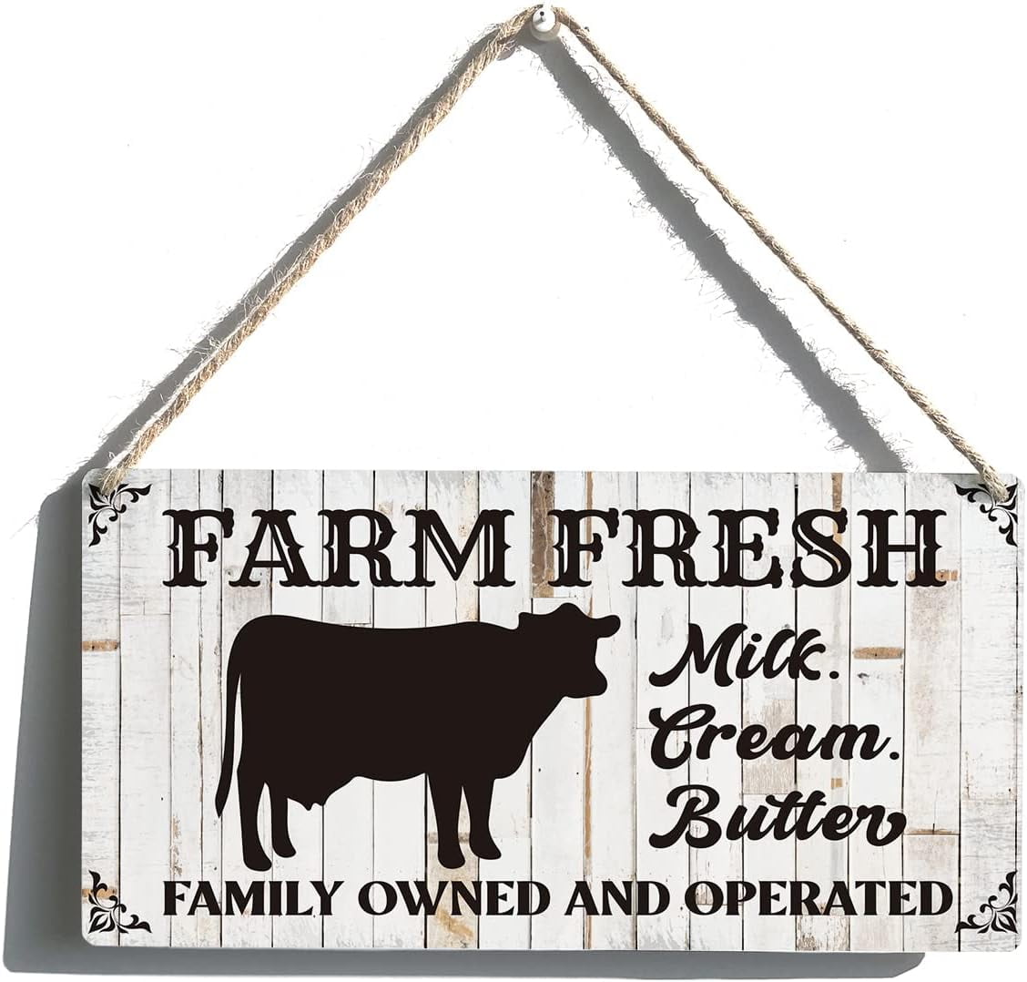Wood Sign 6x12 Inch Funny Wood Signs Family Owned And Operated Wooden ...