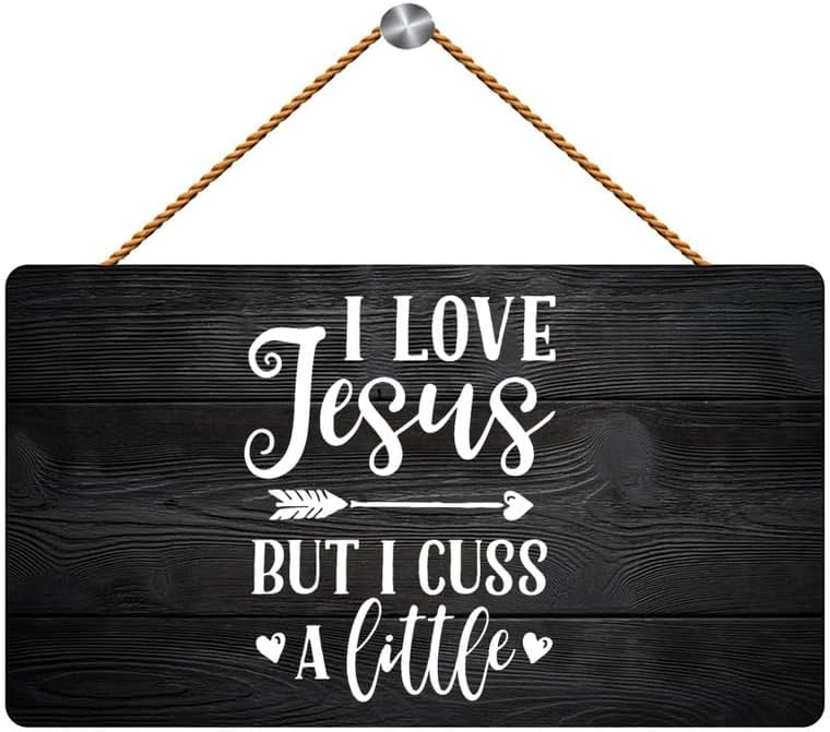 Wood Sign 6x12 Inch Funny Wooden Signs Rustic Wooden Board For Wall ...