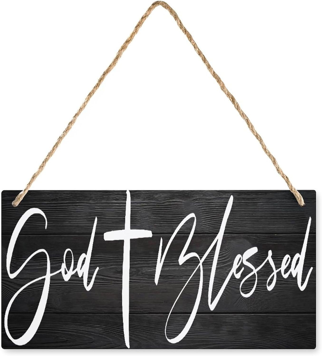Wood Sign 6x12 Inch God Blessed Sign Wood Blessed Wall Decor Blessed ...