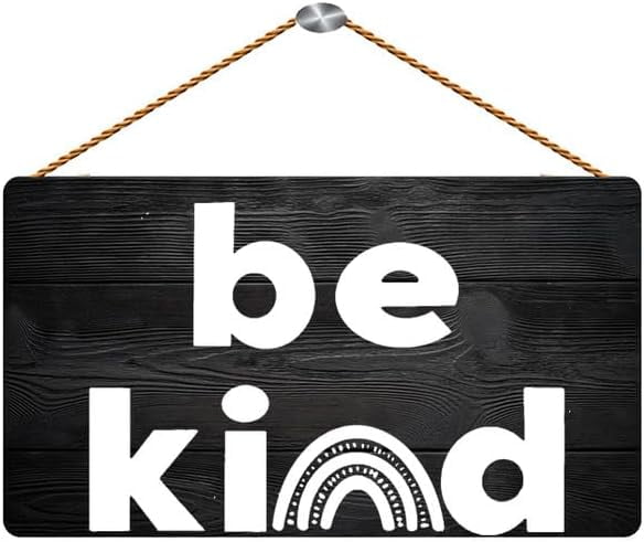 Wood Sign 6x12 Inch Inspirational Quotes Wooden Sign Be Kind Boho ...