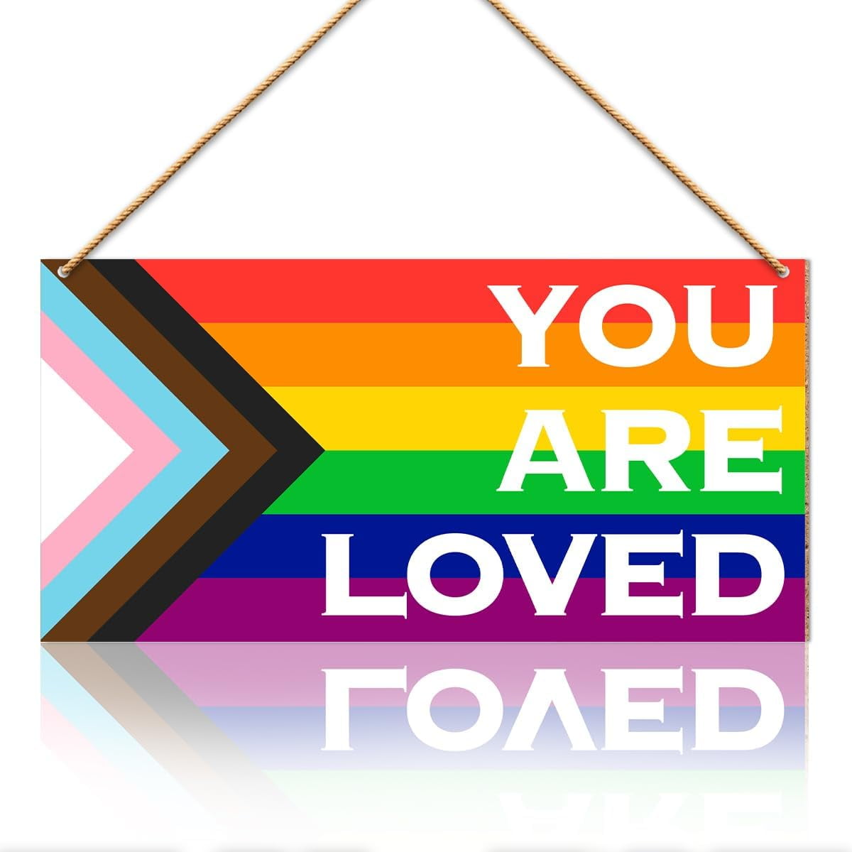 Wood Sign 6x12 Inch Lgbt Home Decoration For Gay Lesbian Queer Lgbtq ...