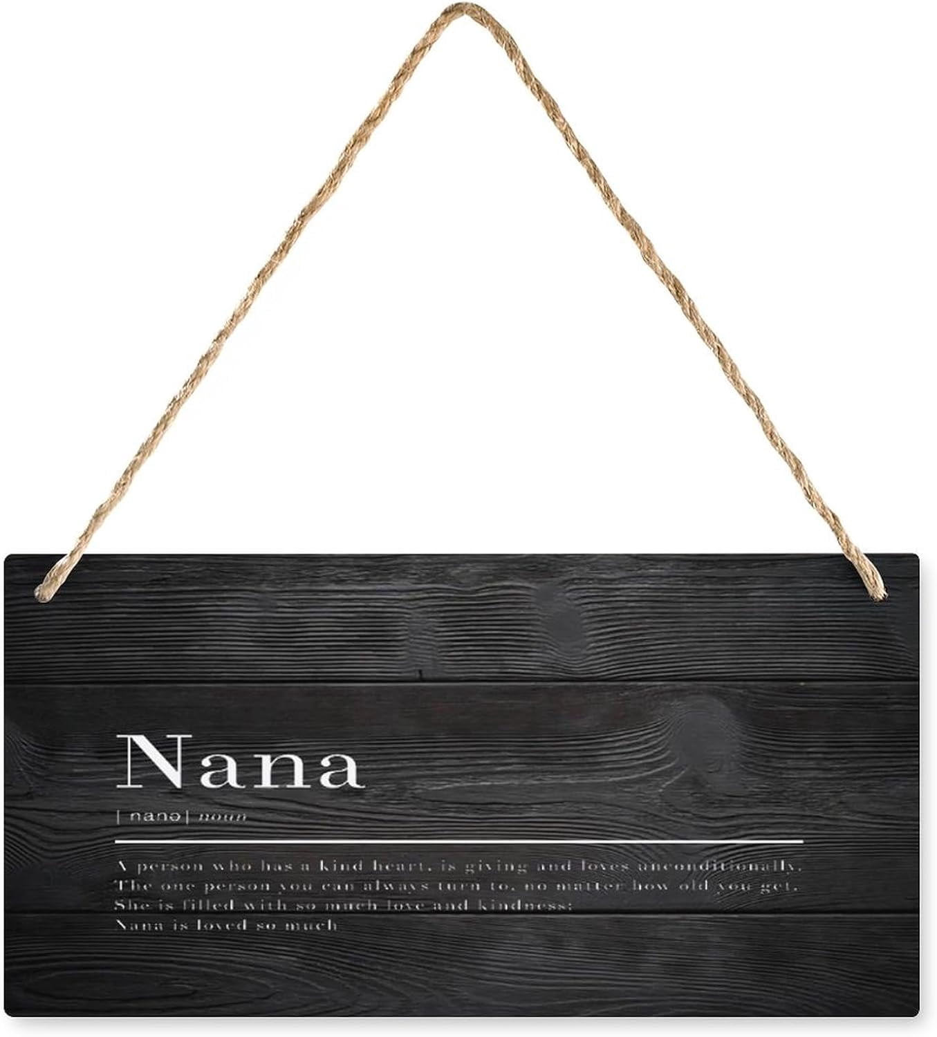 Wood Sign 6x12 Inch Nana Dictionary Definition Wooden Oak Plaque Sign ...