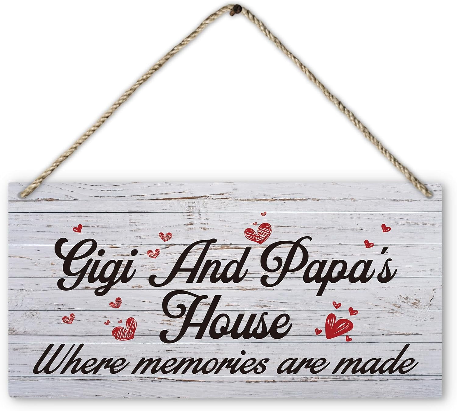 Wood Sign 6x12 Inch Papa Gifts Gigi Gifts For Grandma Grandparents ...