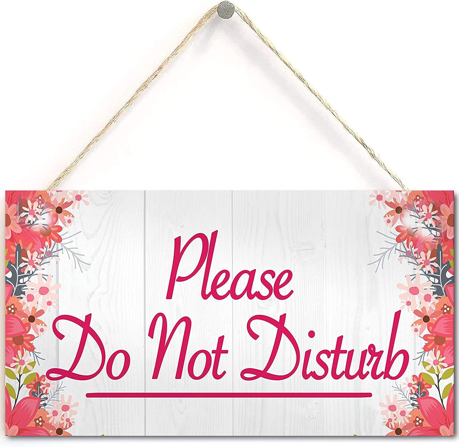 Wood Sign 6x12 Inch Please Do Not Disturb Therapist Hotel Privacy ...