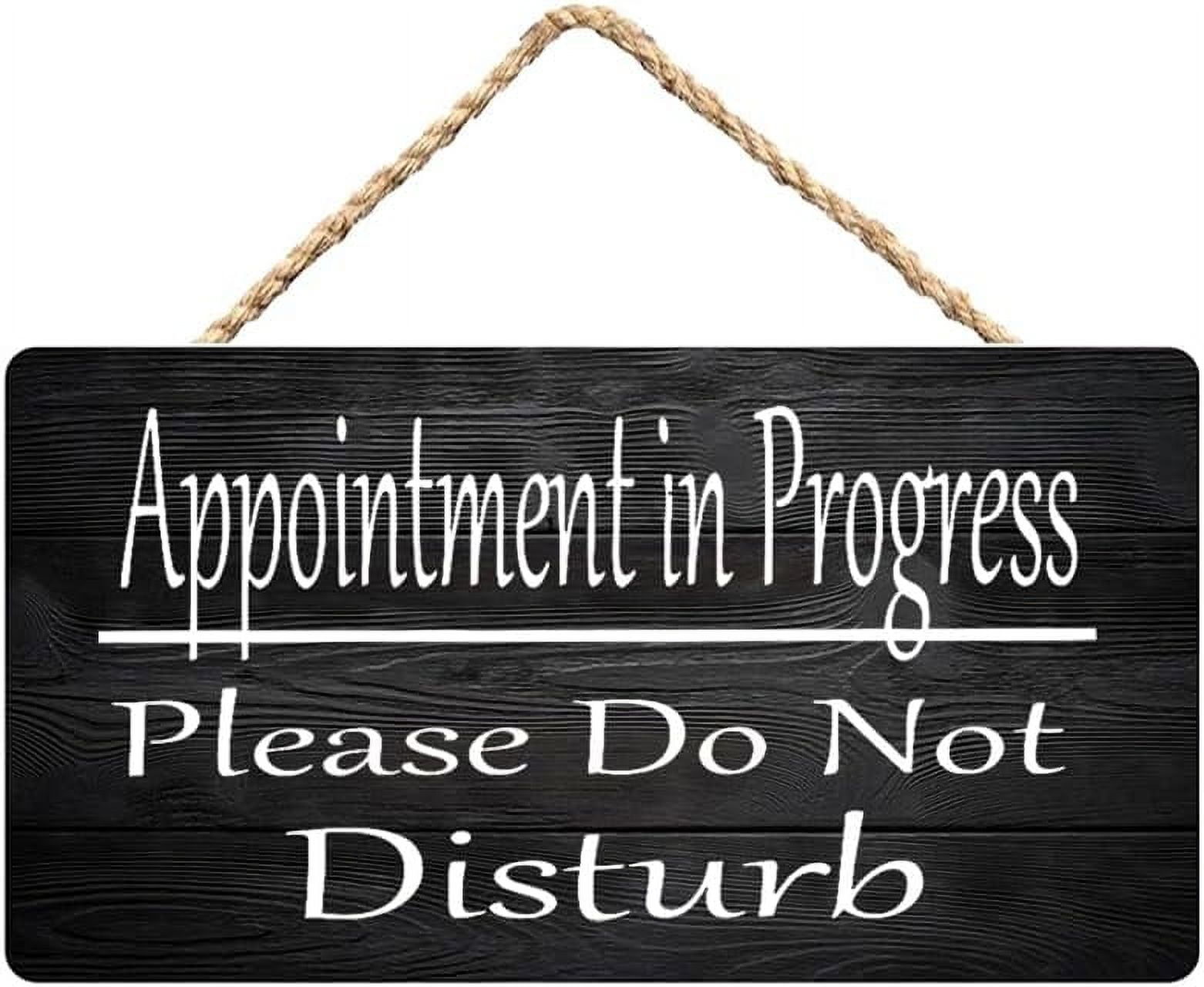 Wood Sign 6x12 Inch Rustic Wooden Signs For Home Appointment In ...