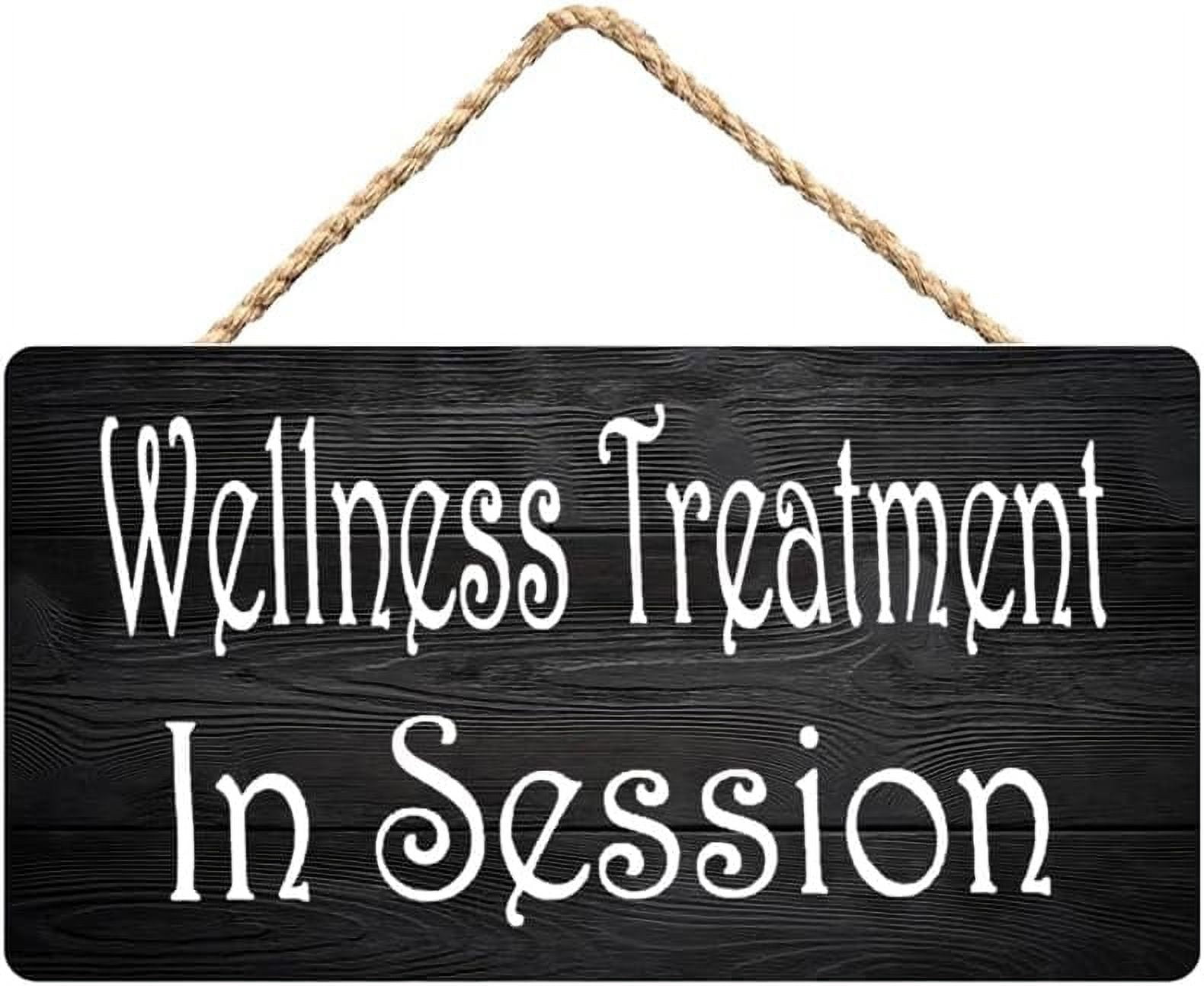 Wood Sign 6x12 Inch Rustic Wooden Signs For Home Wellness Treatment In ...
