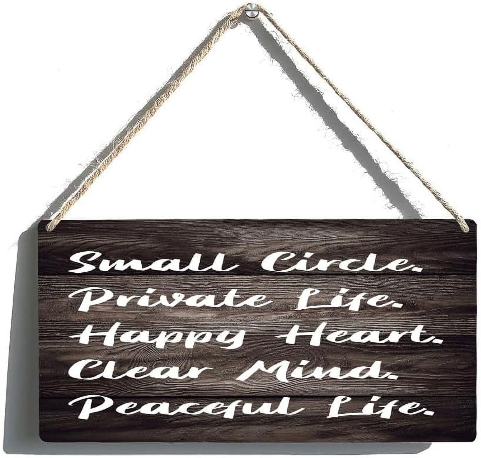 Wood Sign 6x12 Inch Sign Wall Art Definition Wood Plaque Happy Heart ...