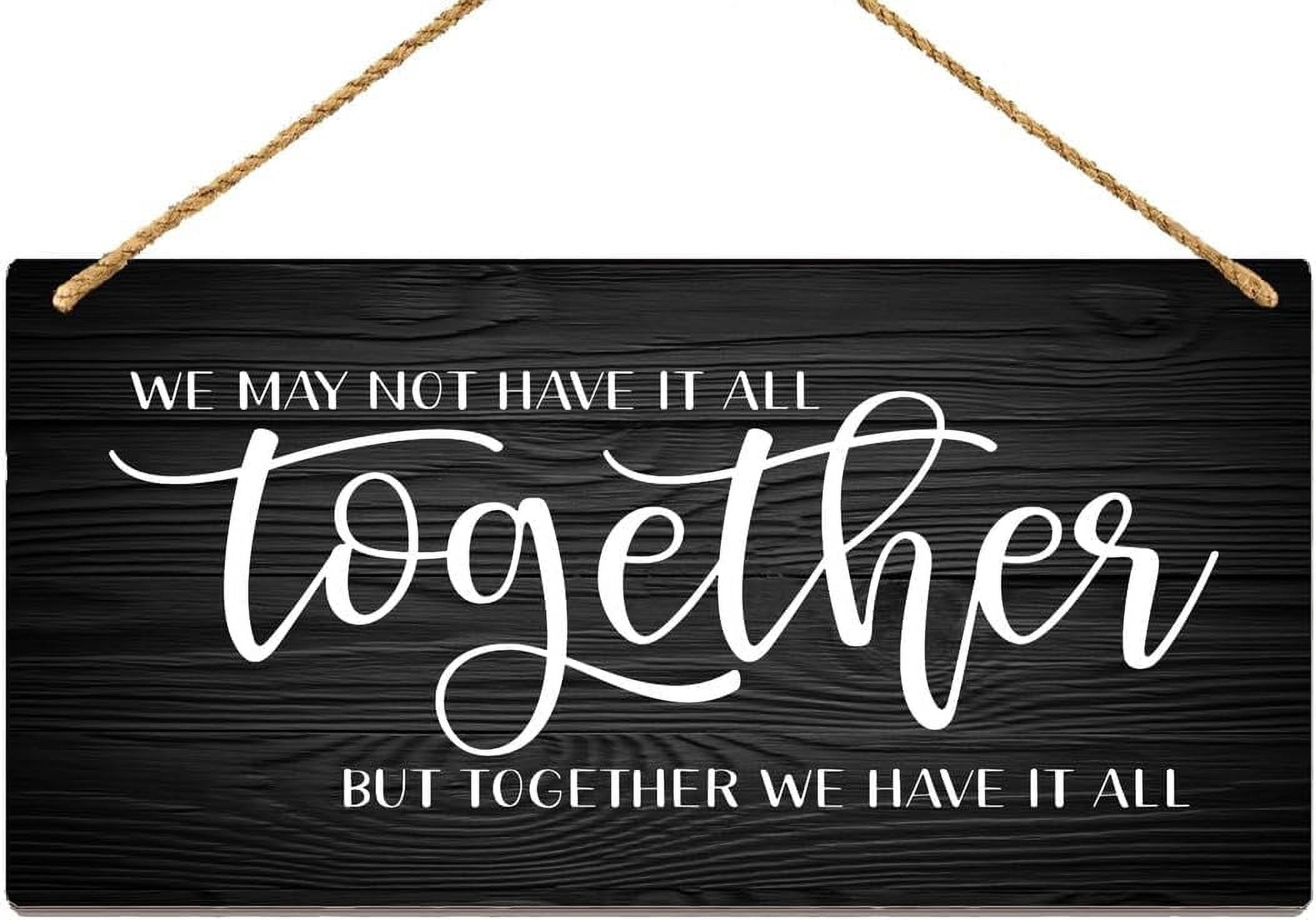 Wood Sign 6x12 Inch Sign Wall Art Definition Wood Plaque We May Not ...