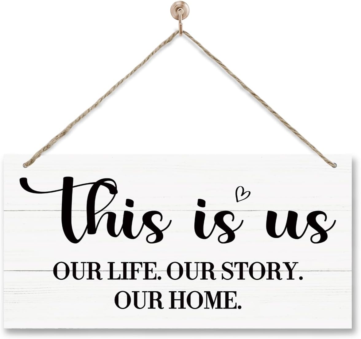 Wood Sign 6x12 Inch This Is Us Sign Our Home Sign Welcome Home Decor ...