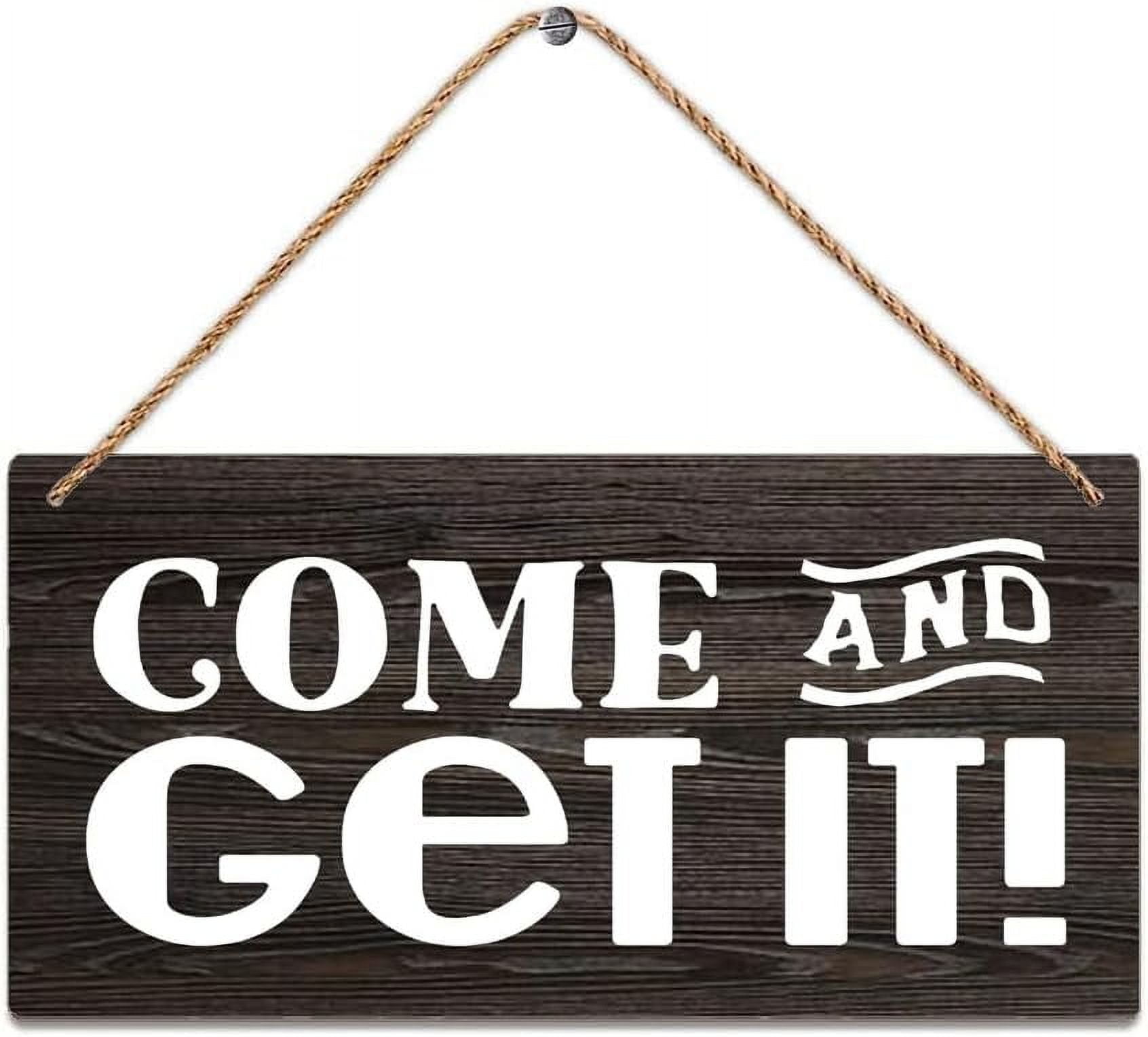 Wood Sign 6x12 Inch Wall Art Decor Wooden Sign Inspirational Sign Come ...