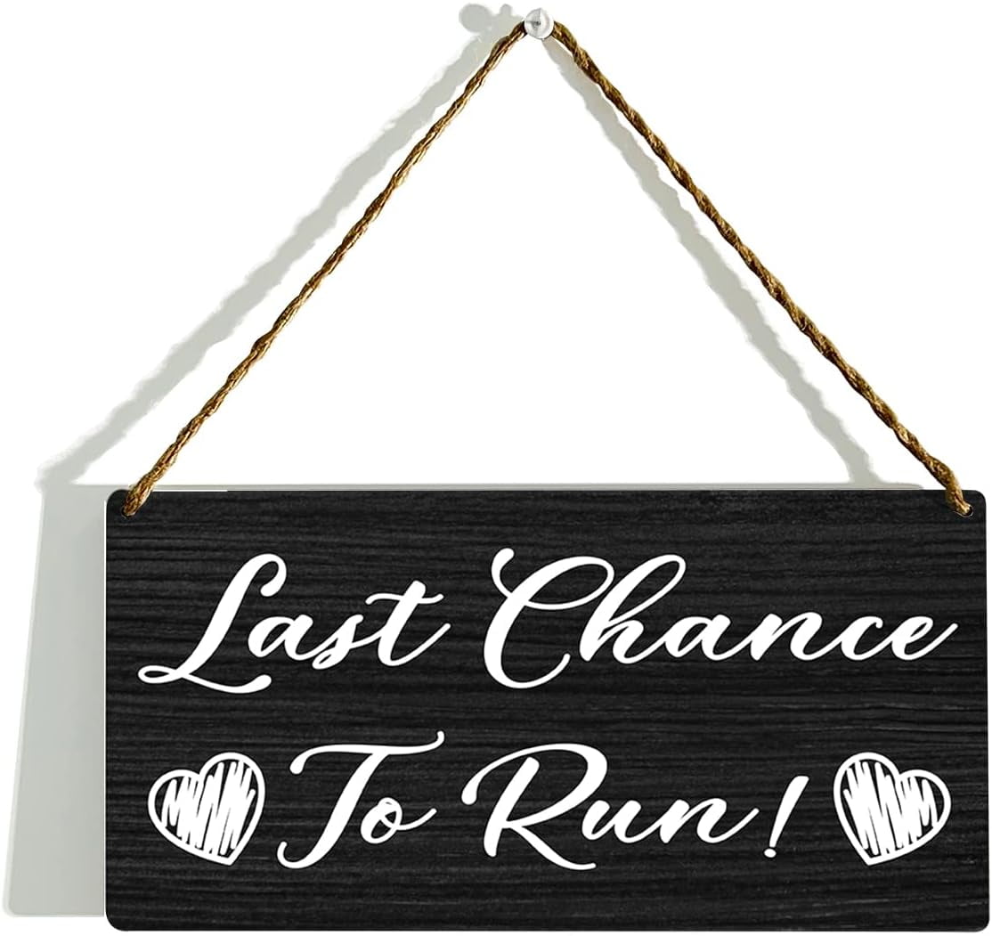 Wood Sign 6x12 Inch Wedding Decor Funny Wedding Signs For Ring Bearer ...
