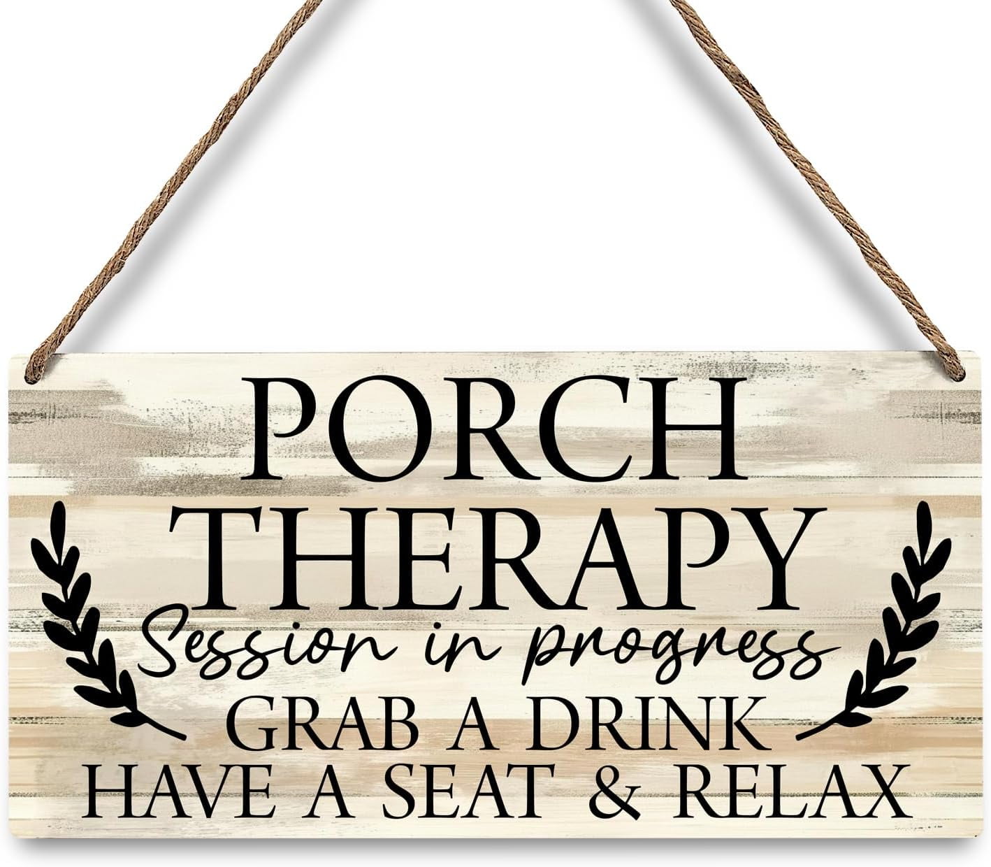 Wood Sign 6x12 Inch Welcome Porch Sign Wooden Hanging Wall Decor Front ...