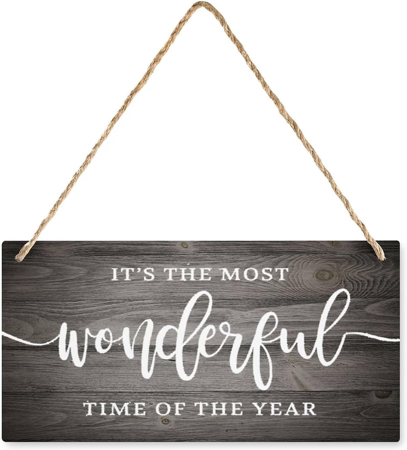Wood Sign 6x12 Inch Its The Most Wonderful Time Of The Year Funny ...