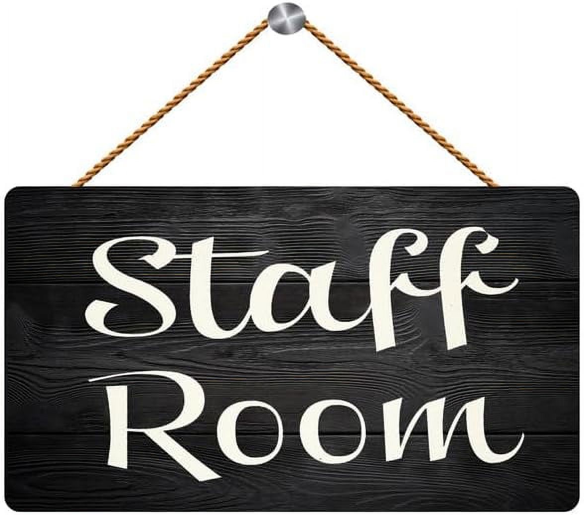 Wood Sign 6x12 Inch Wood Family Signs Wall Decor Staff Room Wood Sign ...