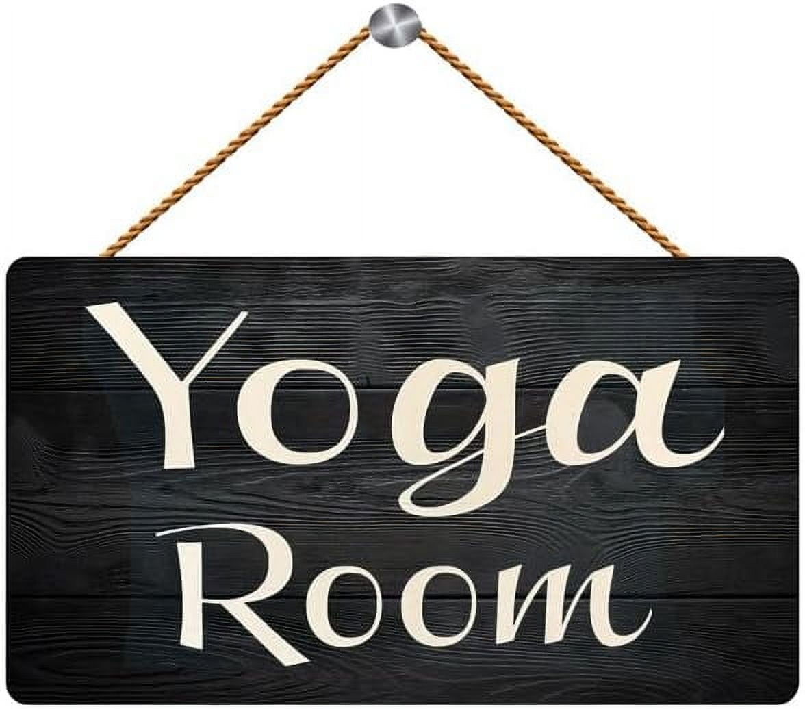 Wood Sign 6x12 Inch Wood Family Signs Wall Decor Yoga Room Wood Sign ...