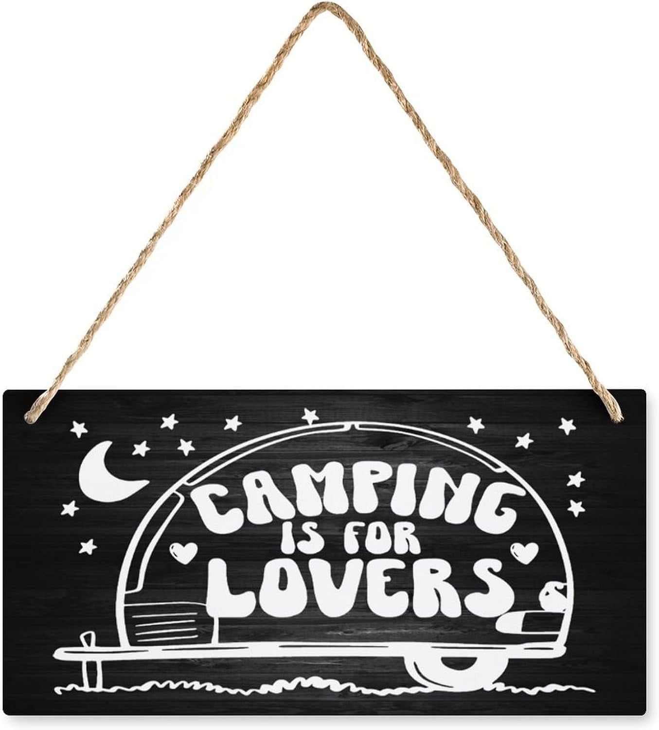 Wood Sign 6x12 Inch Wood Sign Camping Is For Lovers Hanging Wooden Door ...