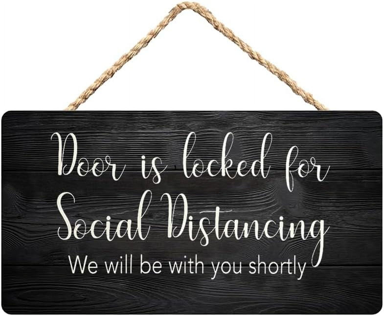 Wood Sign 6x12 Inch Wood Sign Crafts For House Funny Rustic Door ...