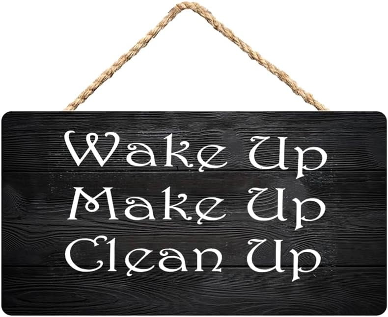 Wood Sign 6x12 Inch Wood Sign Crafts For House Funny Rustic Door ...