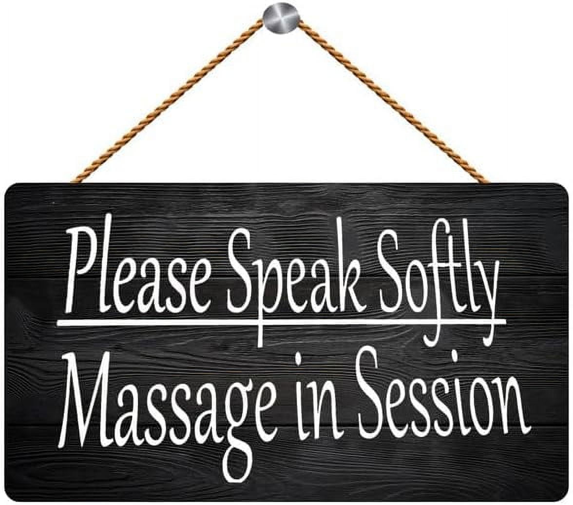 Wood Sign 6x12 Inch Wood Signs For Home Decor Please Speak Softly ...