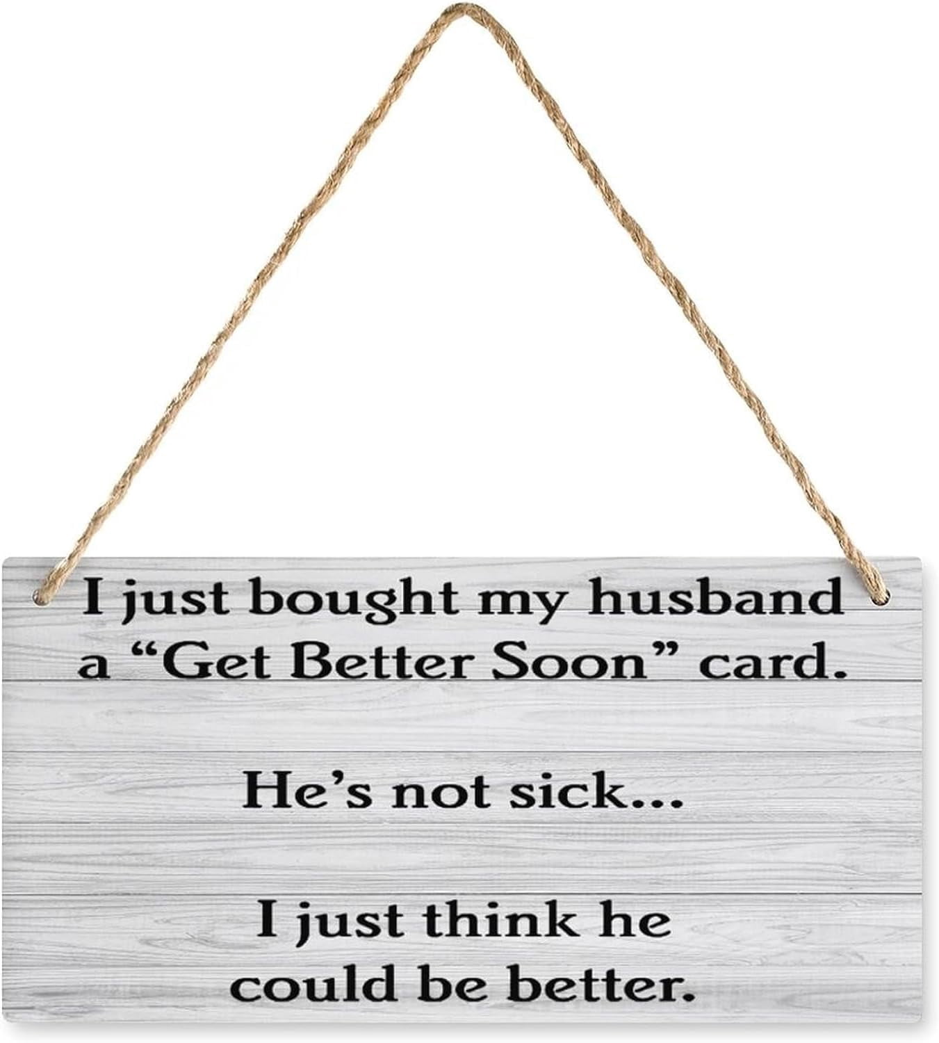 Wood Sign 6x12 Inch Wooden Sign For Front Door Outside I Just Bought My ...