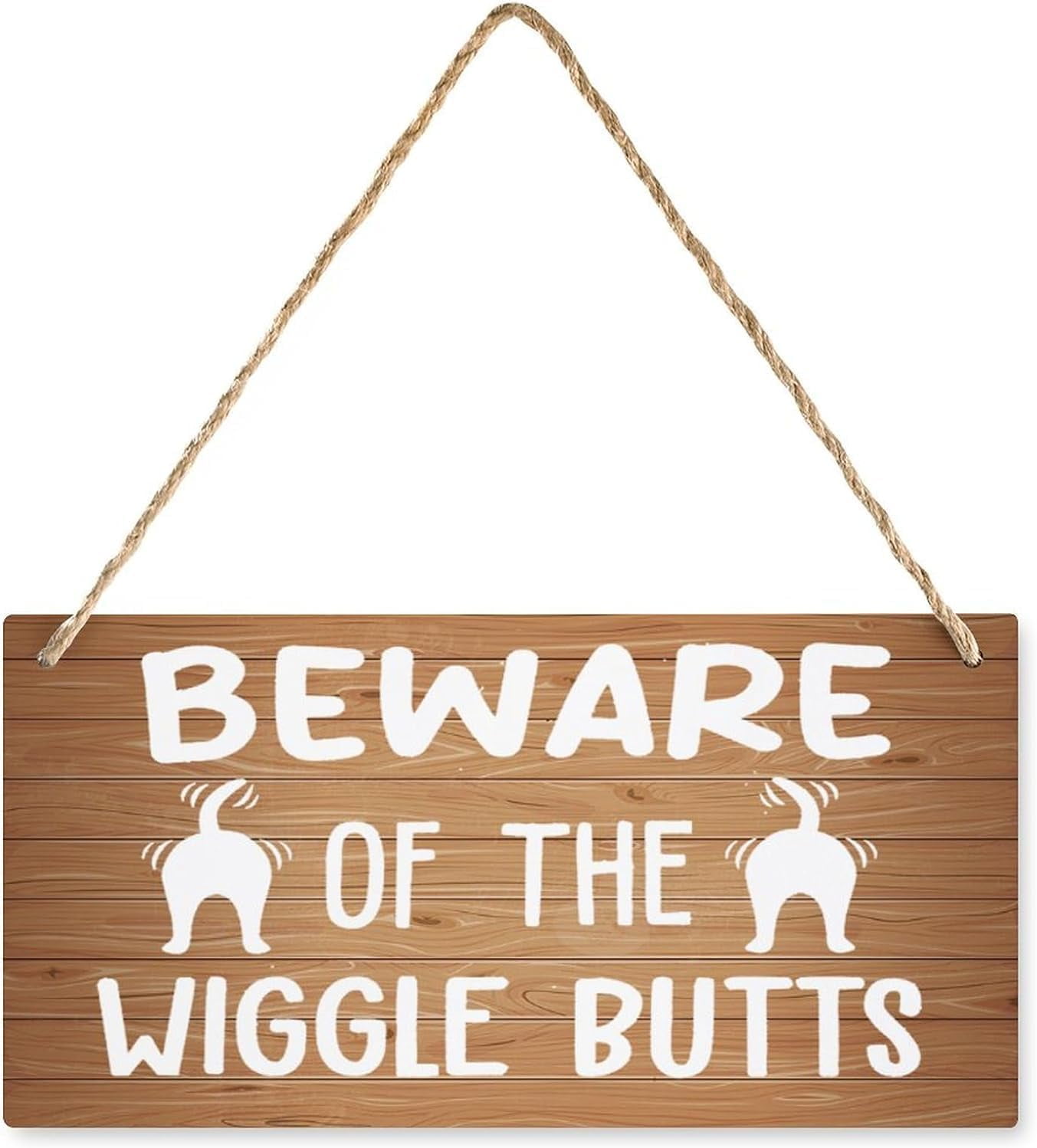 Wood Sign 6x12 Inch Wooden Sign Plaque Wall Hanging Decor Beware Of The ...