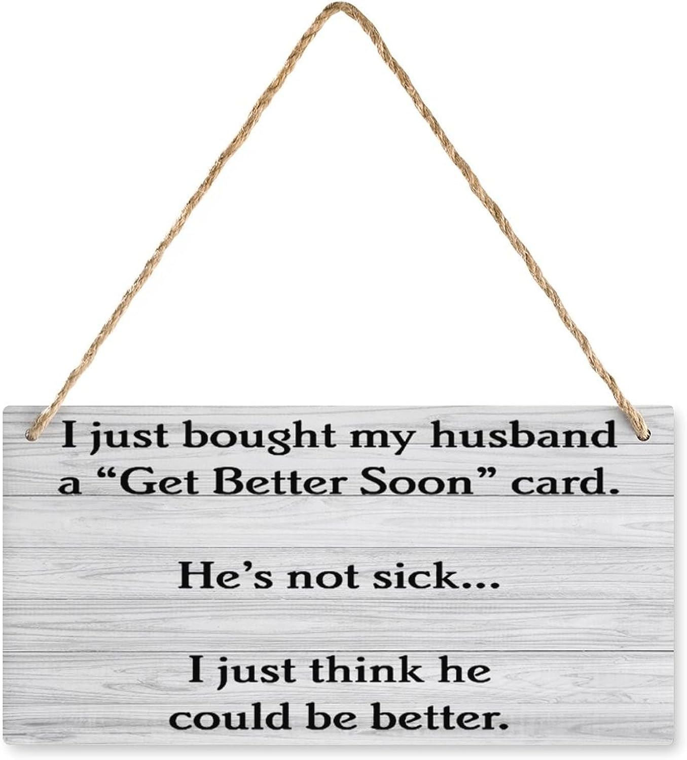 Wood Sign 6x12 Inch Wooden Signs For Front Door Outside I Just Bought ...