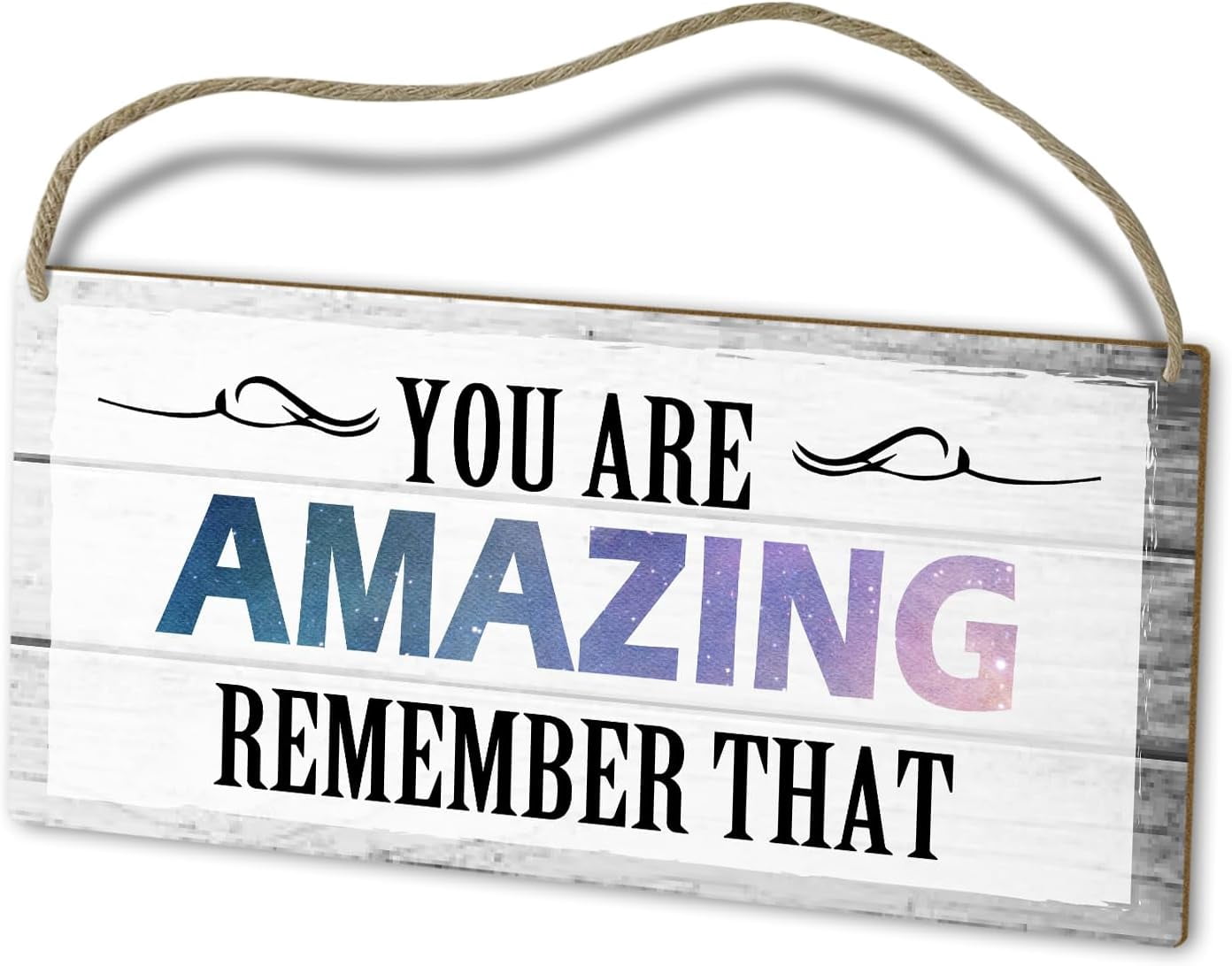 Wood Sign 6x12 Inch You Are Amazing Wooden Wall Hanging Sign ...
