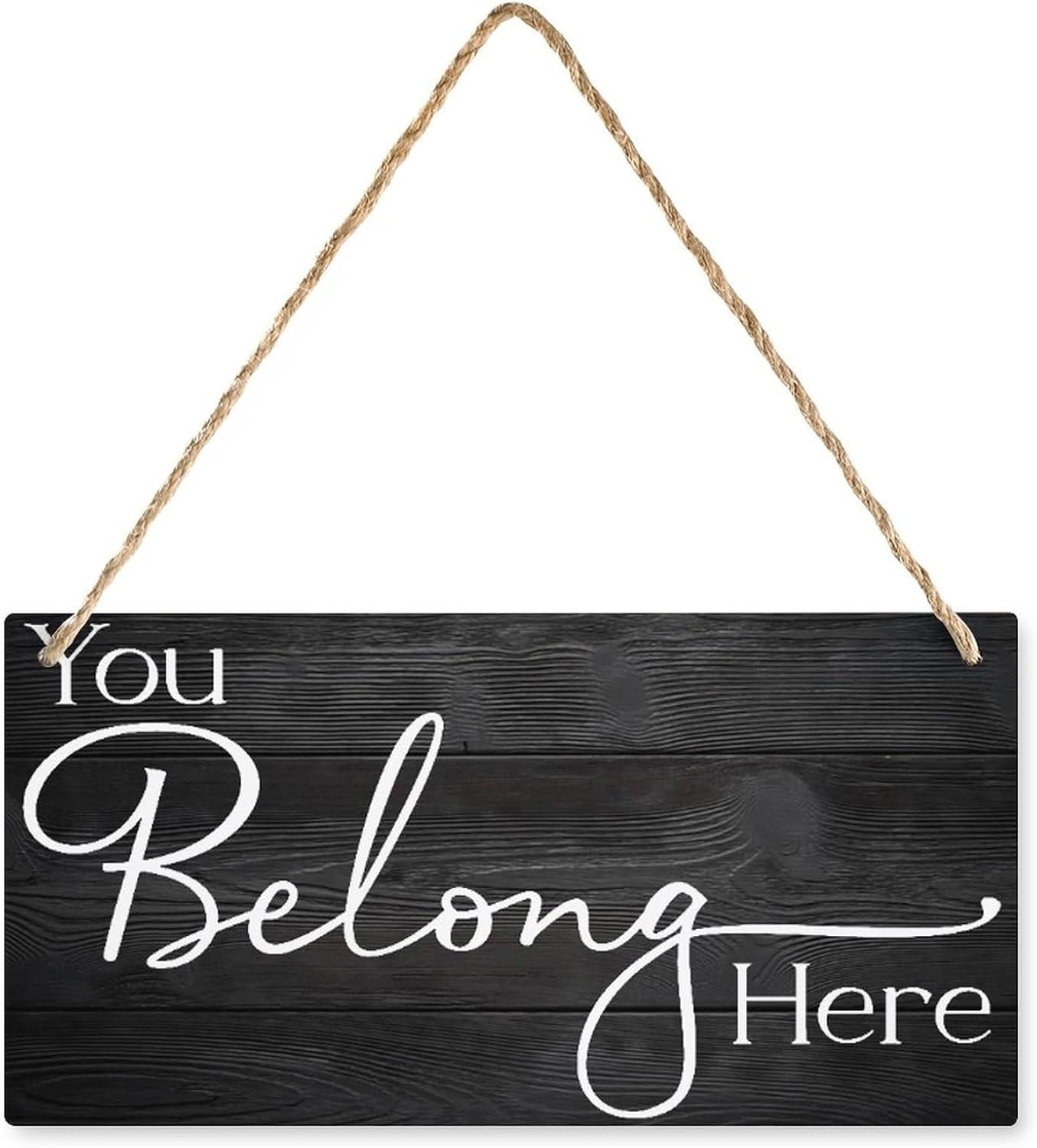 Wood Sign 6x12 Inch You Belong Here Sign Wood Couple Sign Wedding Gift ...