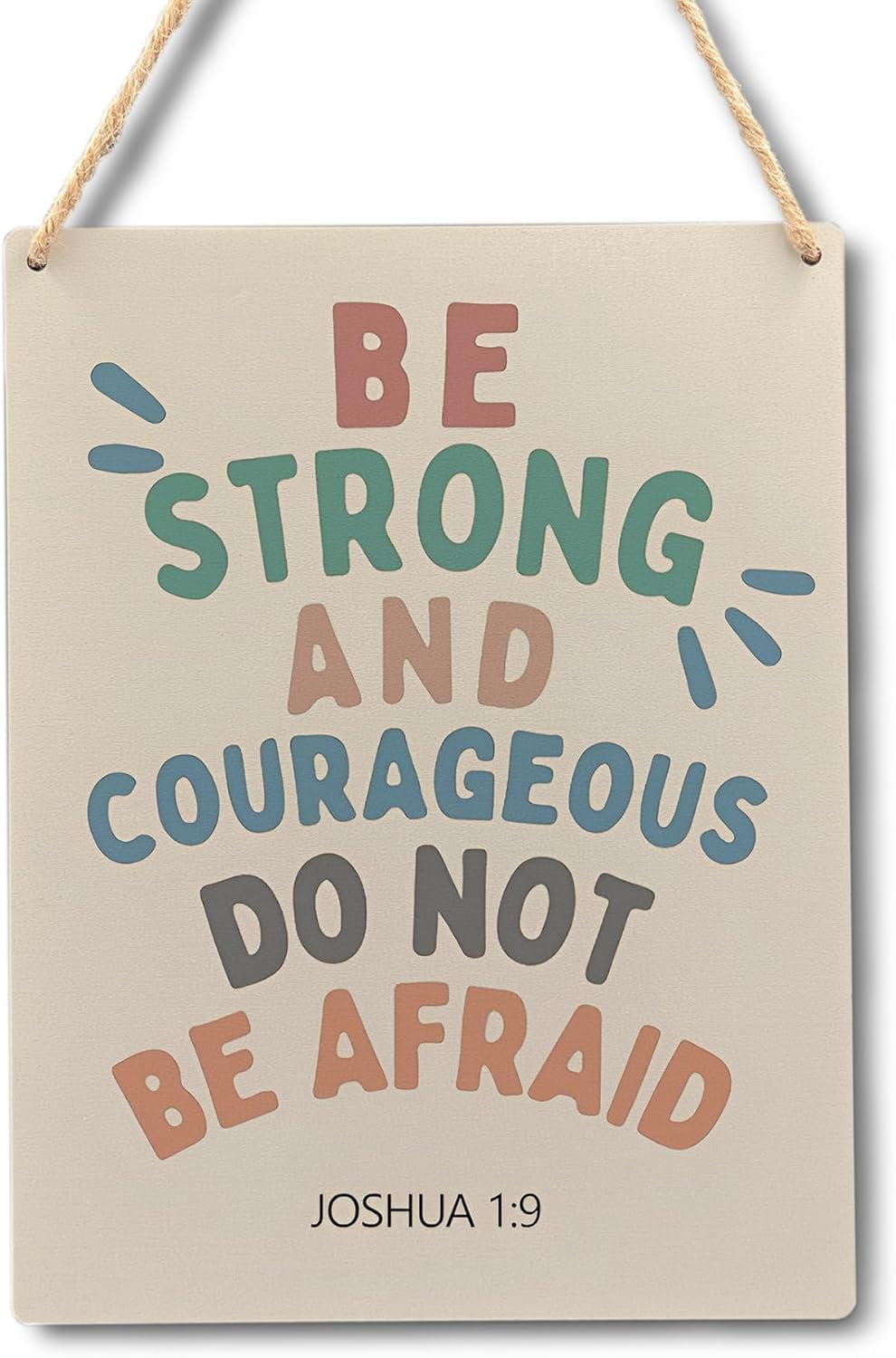 Wood Sign 8x10 Inch Bible Verse Wall Art Boho Christian Wall Decor ...