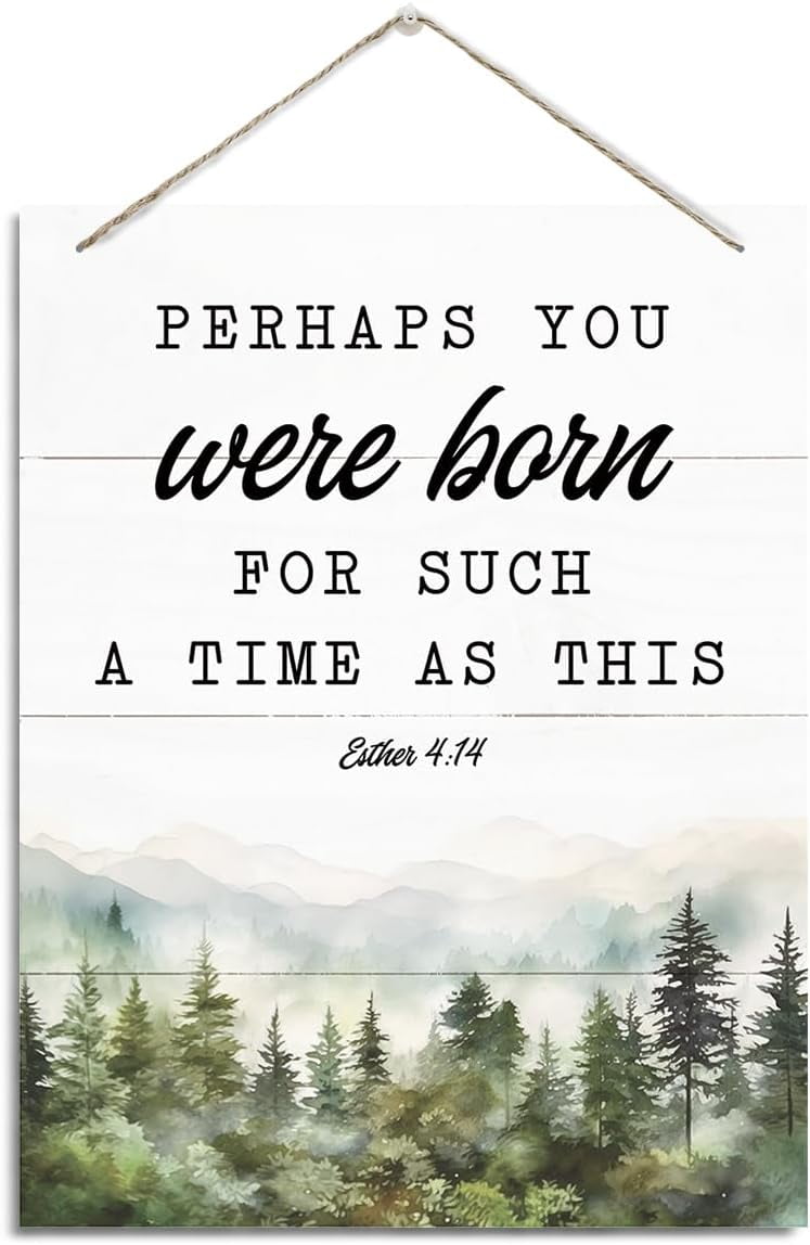 Wood Sign 8x10 Inch Christian Decor Rustic Hanging Wood Plaque Sign ...