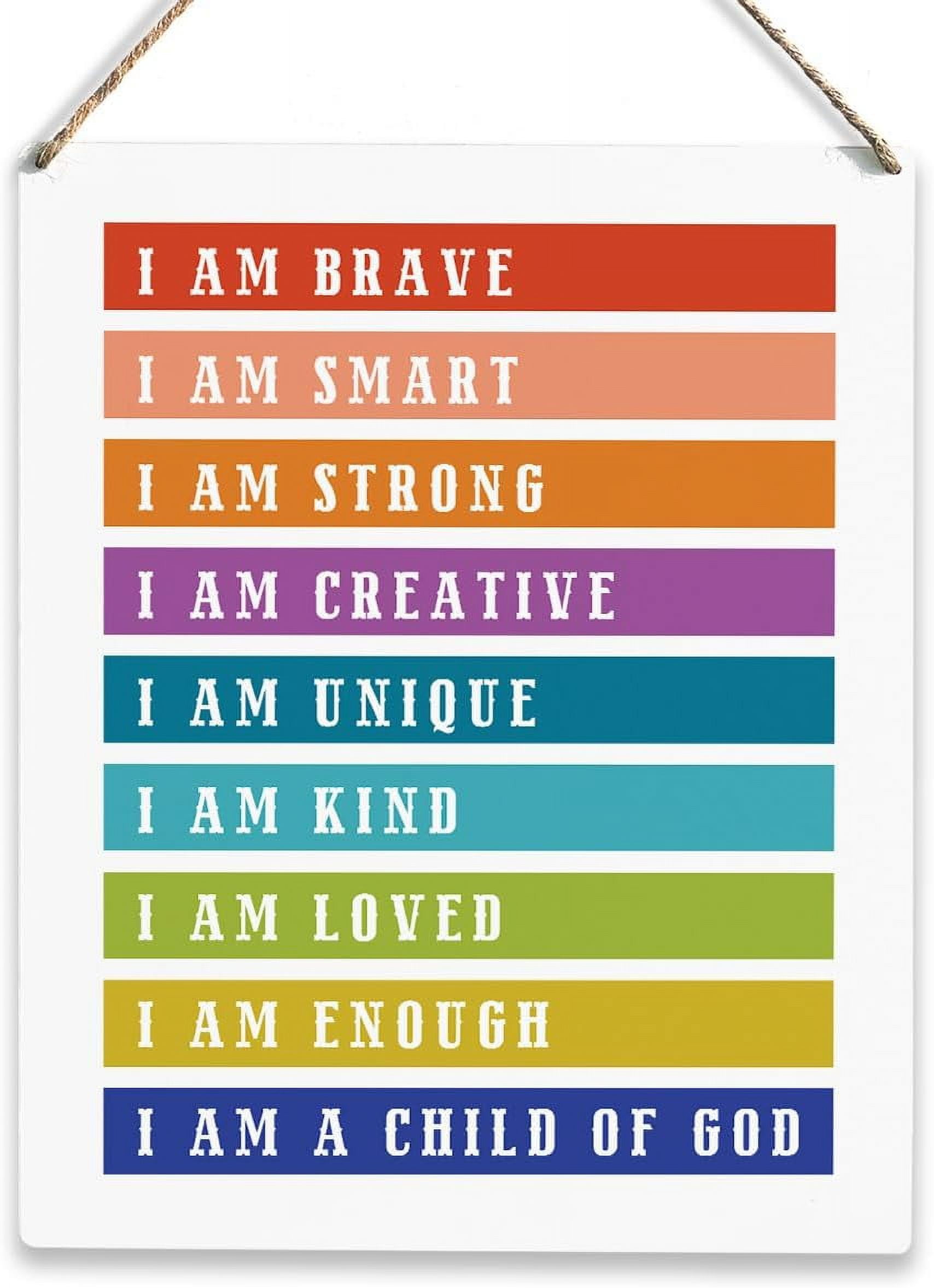 Wood Sign 8x10 Inch Christian Quotes Wall Art Motivation Rustic ...