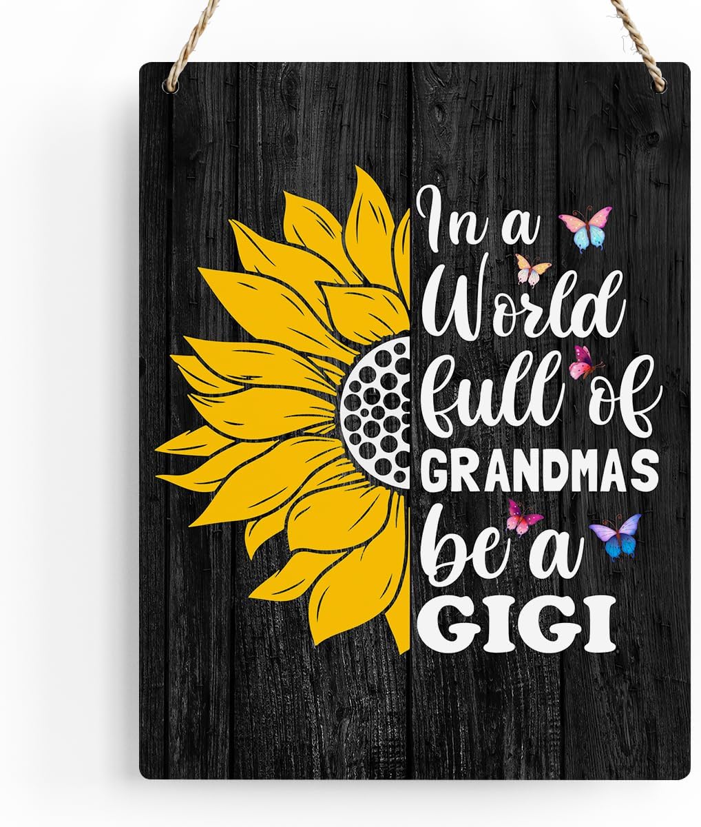 Wood Sign 8x10 Inch Gigi Gifts Grandmother Gifts Great Grandma Gifts ...
