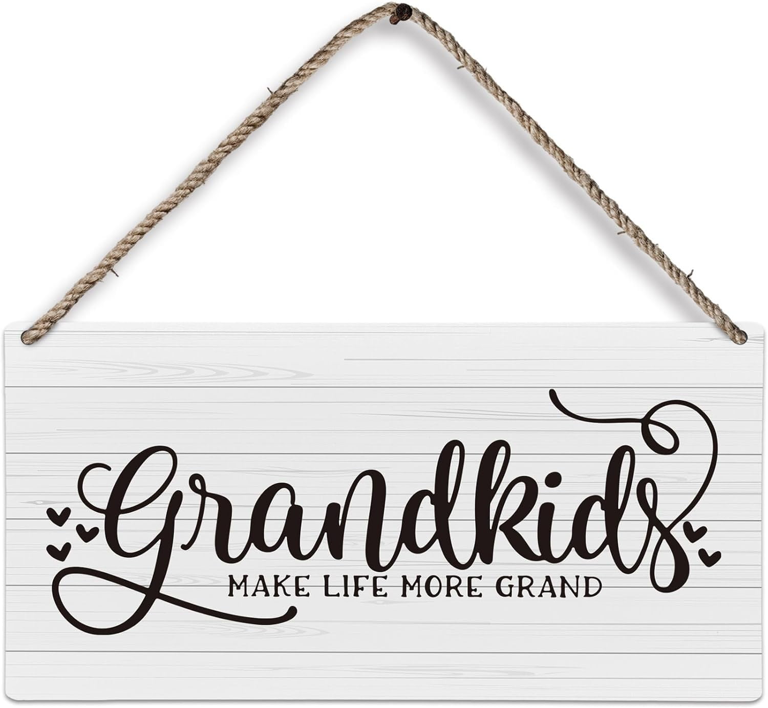 Wood Sign 5x10 Inch Grandparents Wood Plaque Sign Grandkids Wall Decor ...